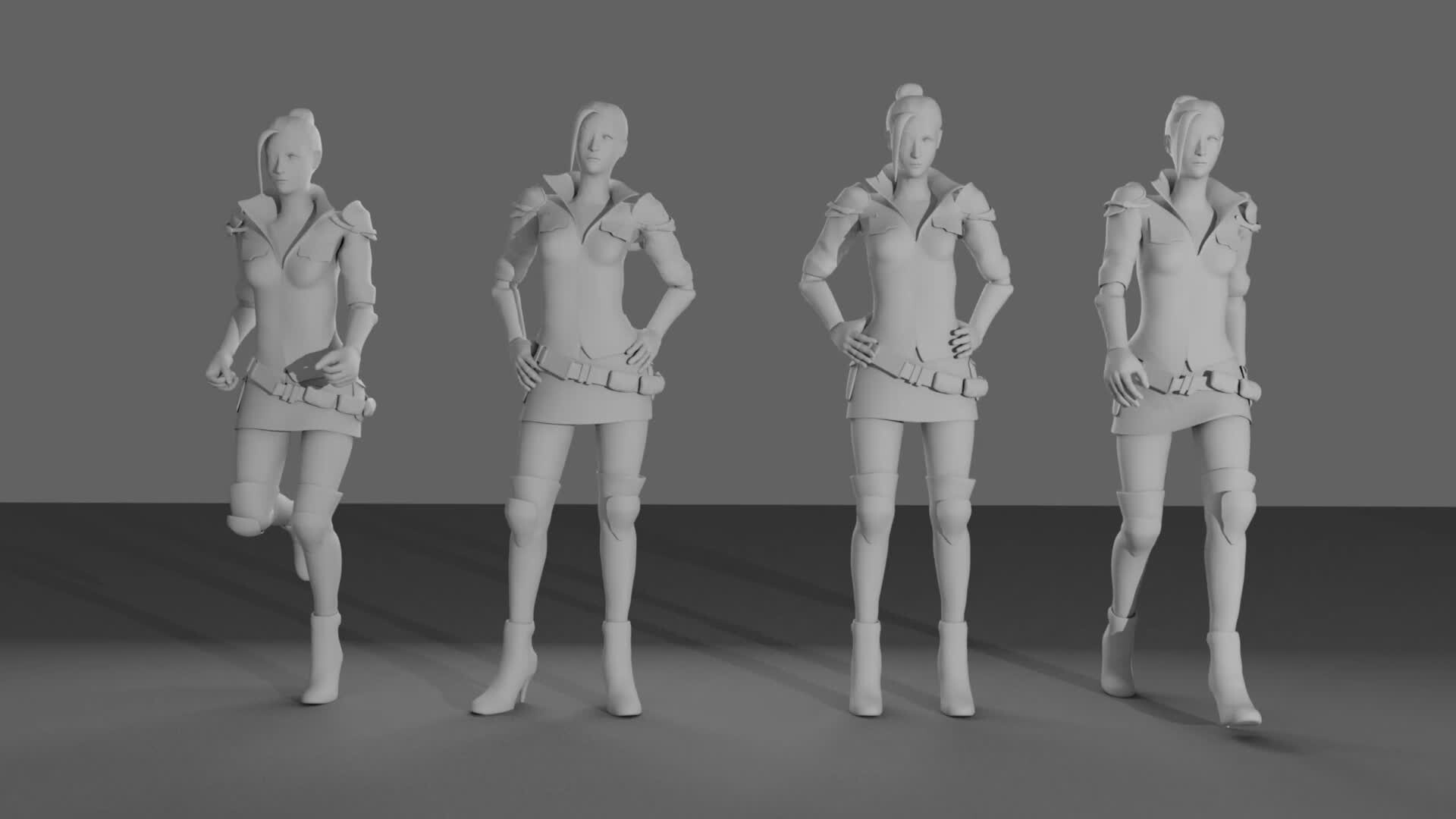 ArtStation - Basic Character Animations