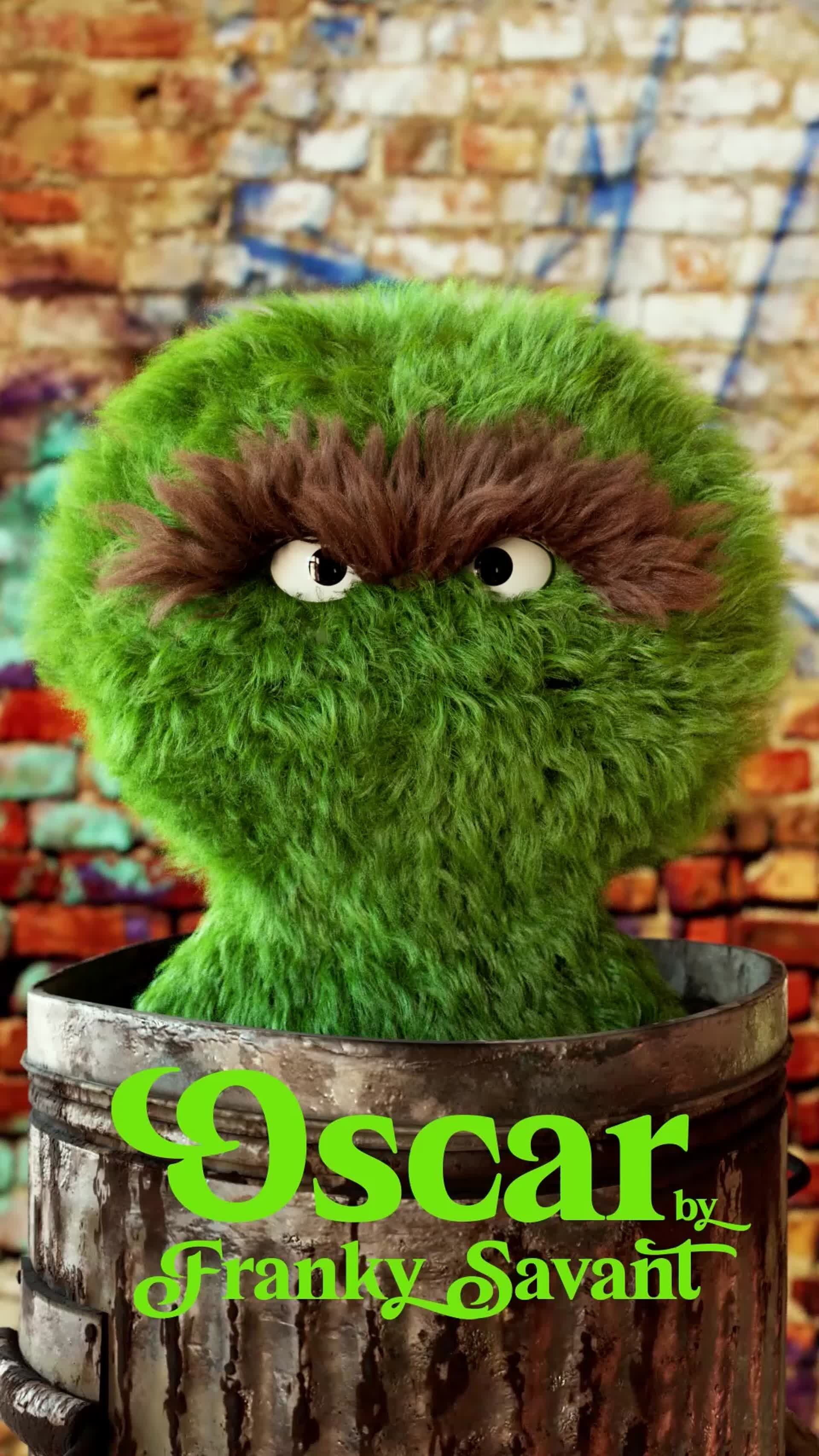 ArtStation - "Oscar the Grouch" from Sesame Street
