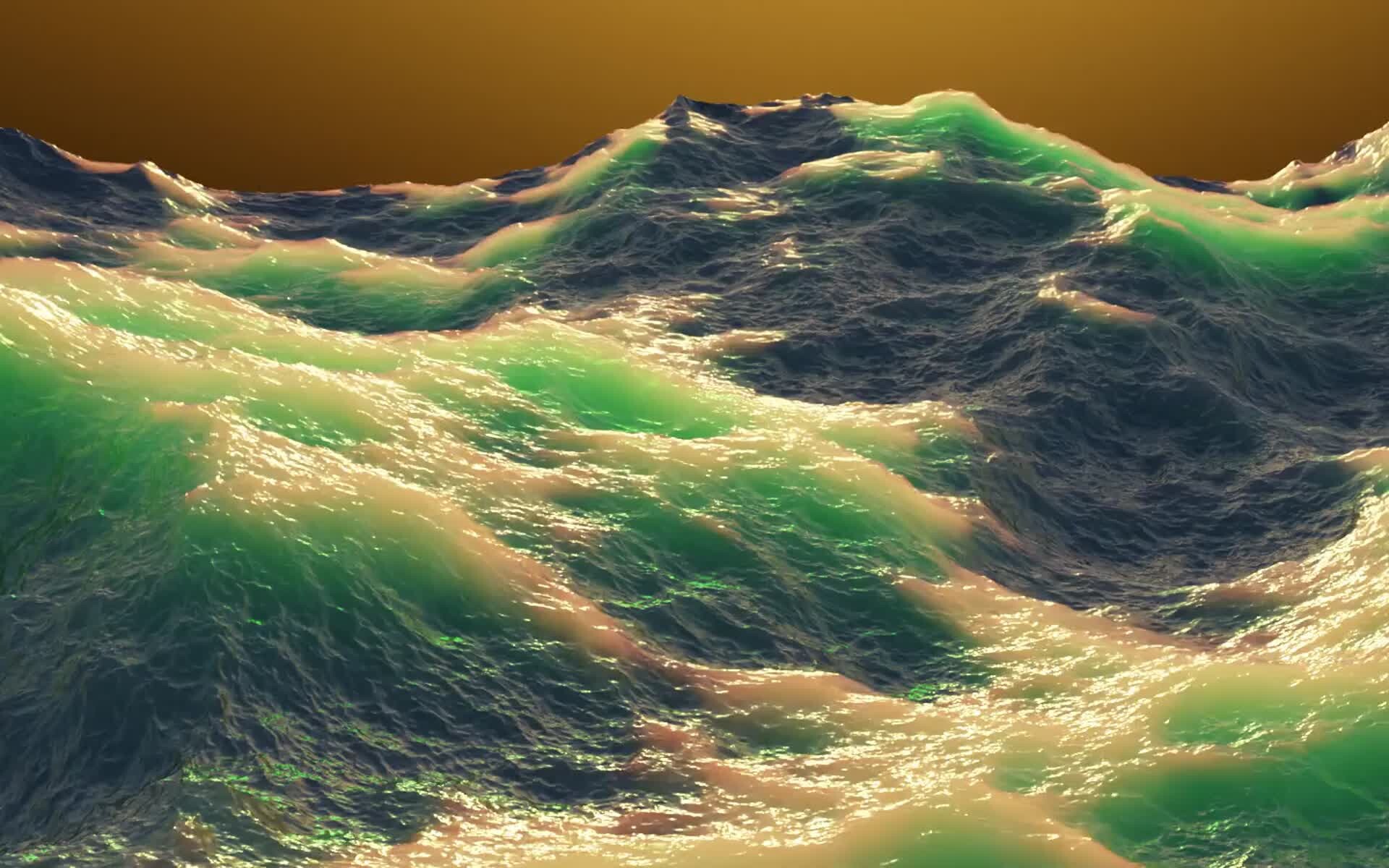 ArtStation - Blender ocean animation