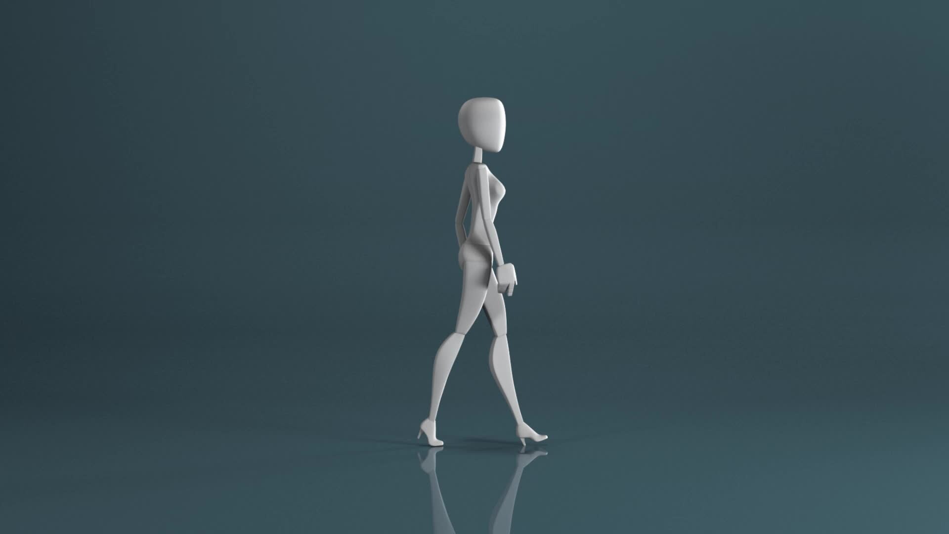 ArtStation - Female Walk Cycle