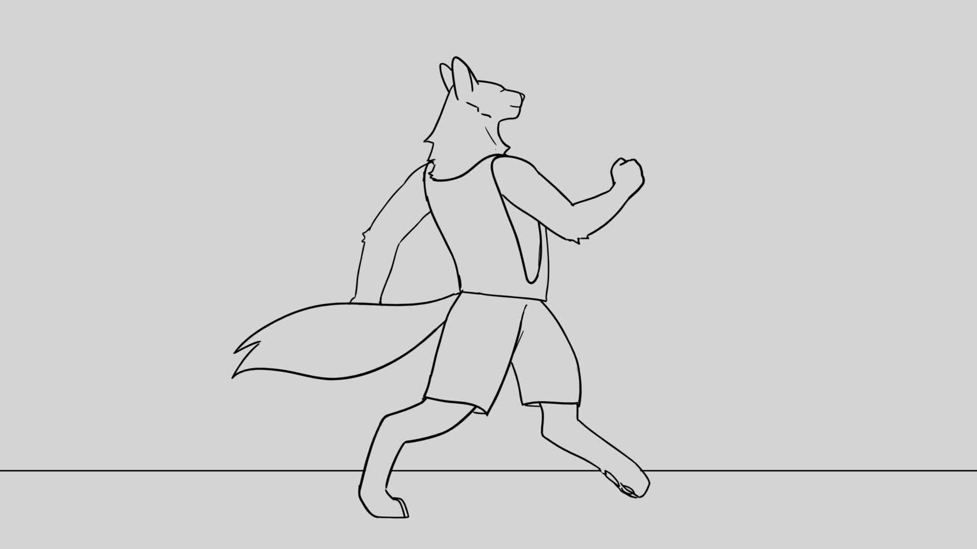 ArtStation - 2D Animation - Walk Cycle