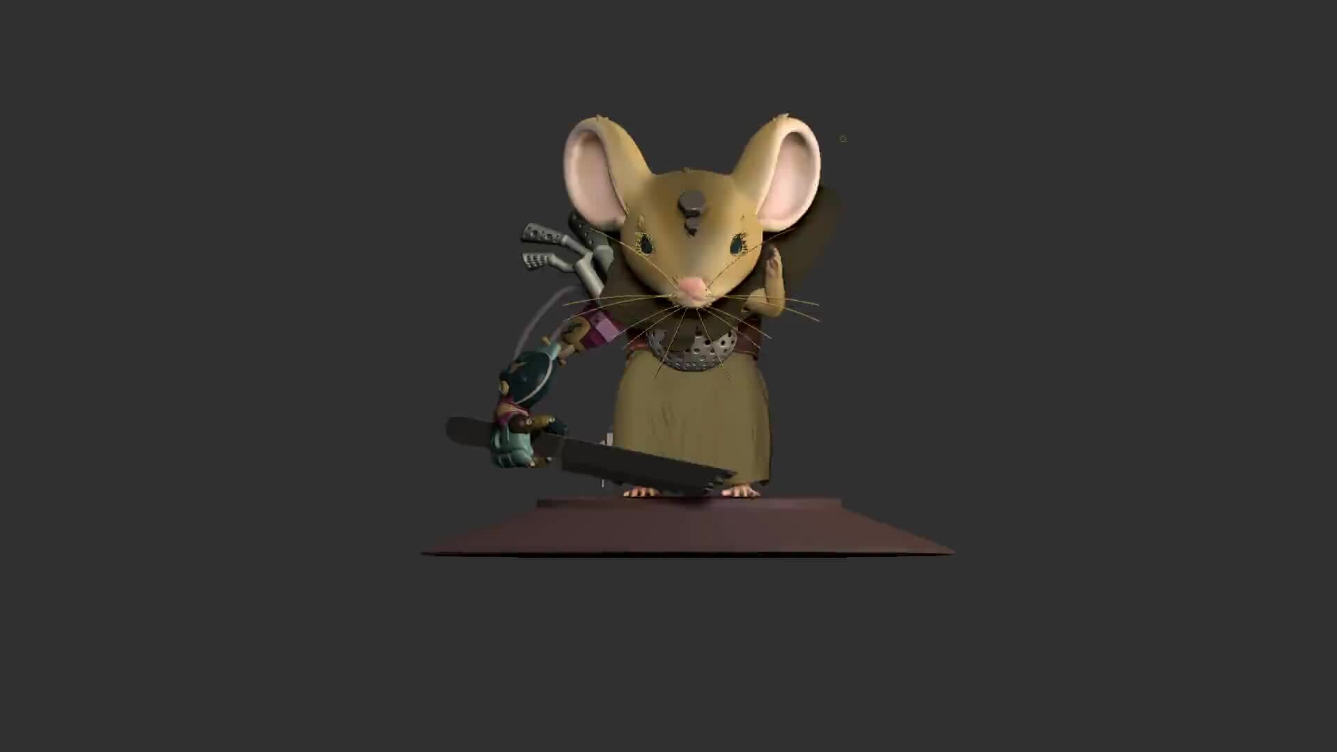 ArtStation - Rat Robot Hand