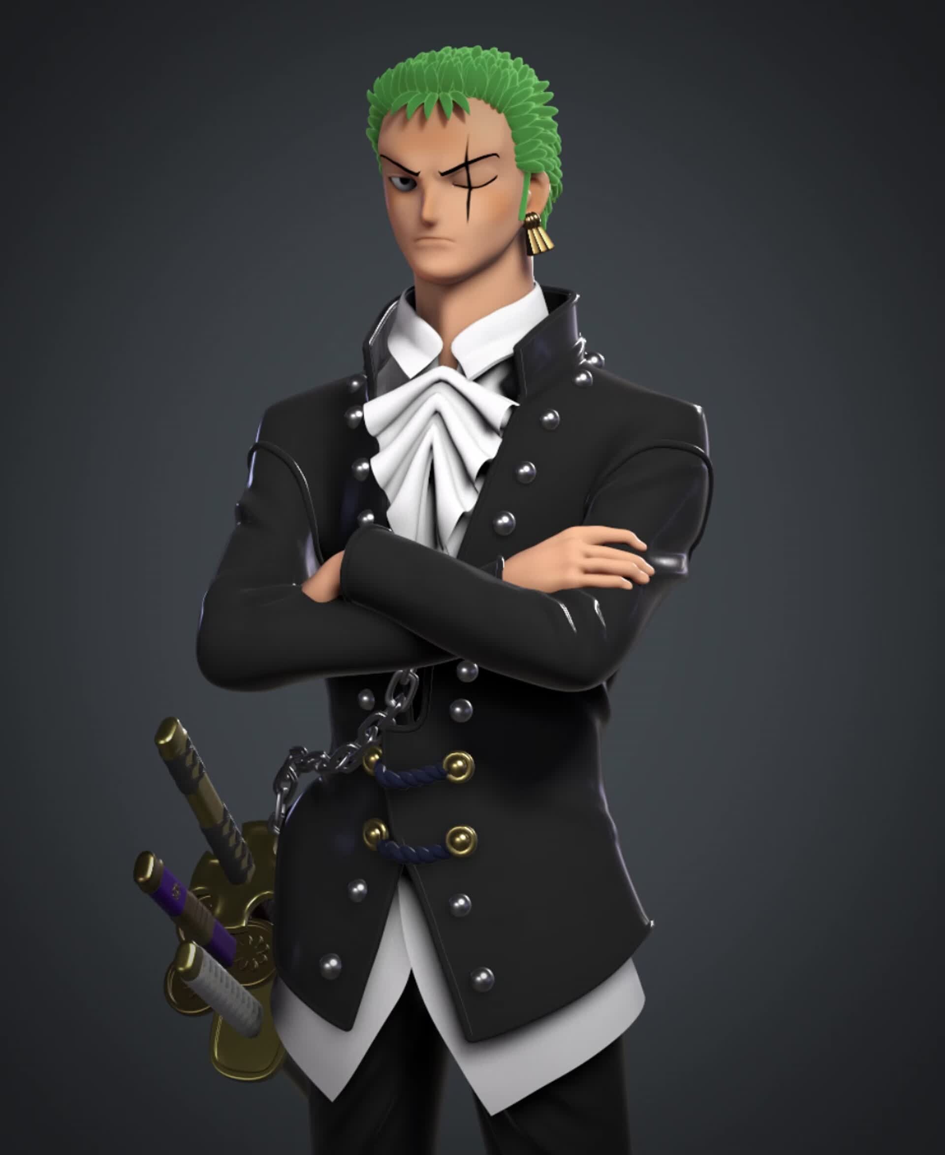 ArtStation - Roronoa Zoro - One Piece Fan Art