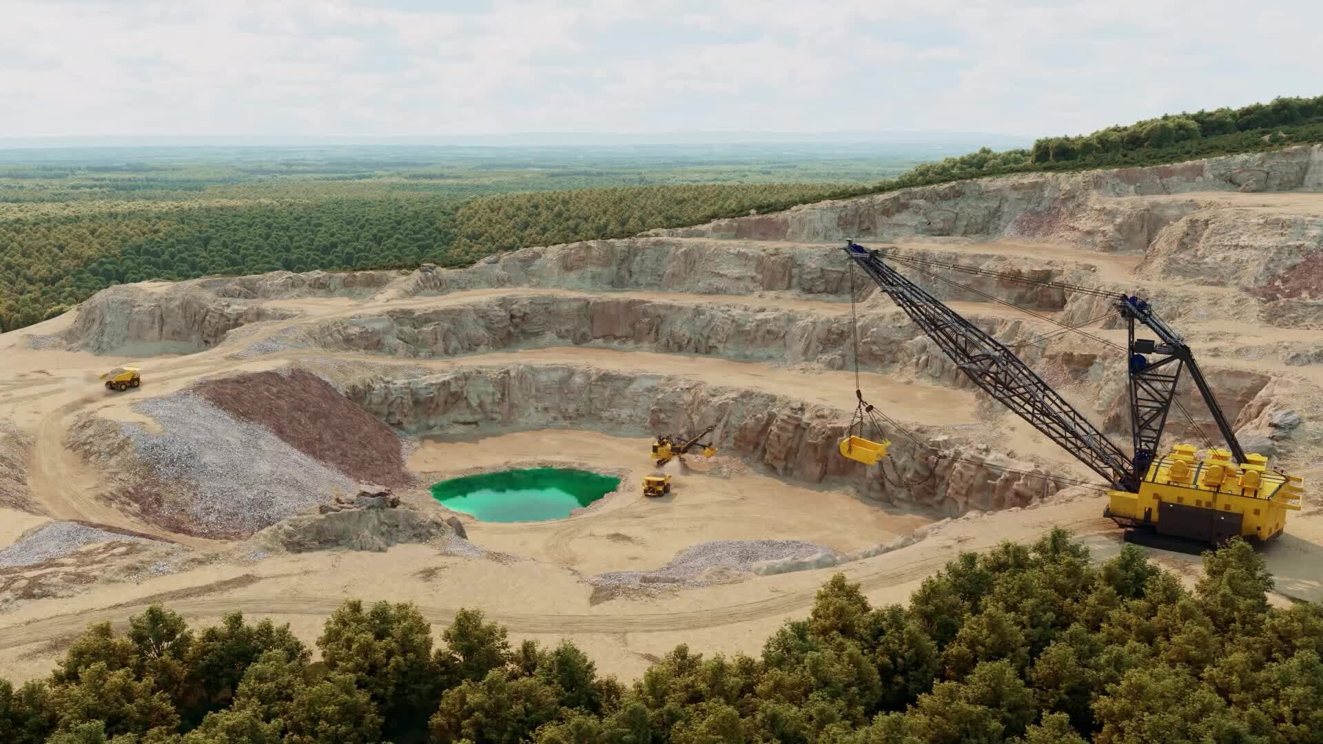 ArtStation - Mining App - 3D Environment & Animations