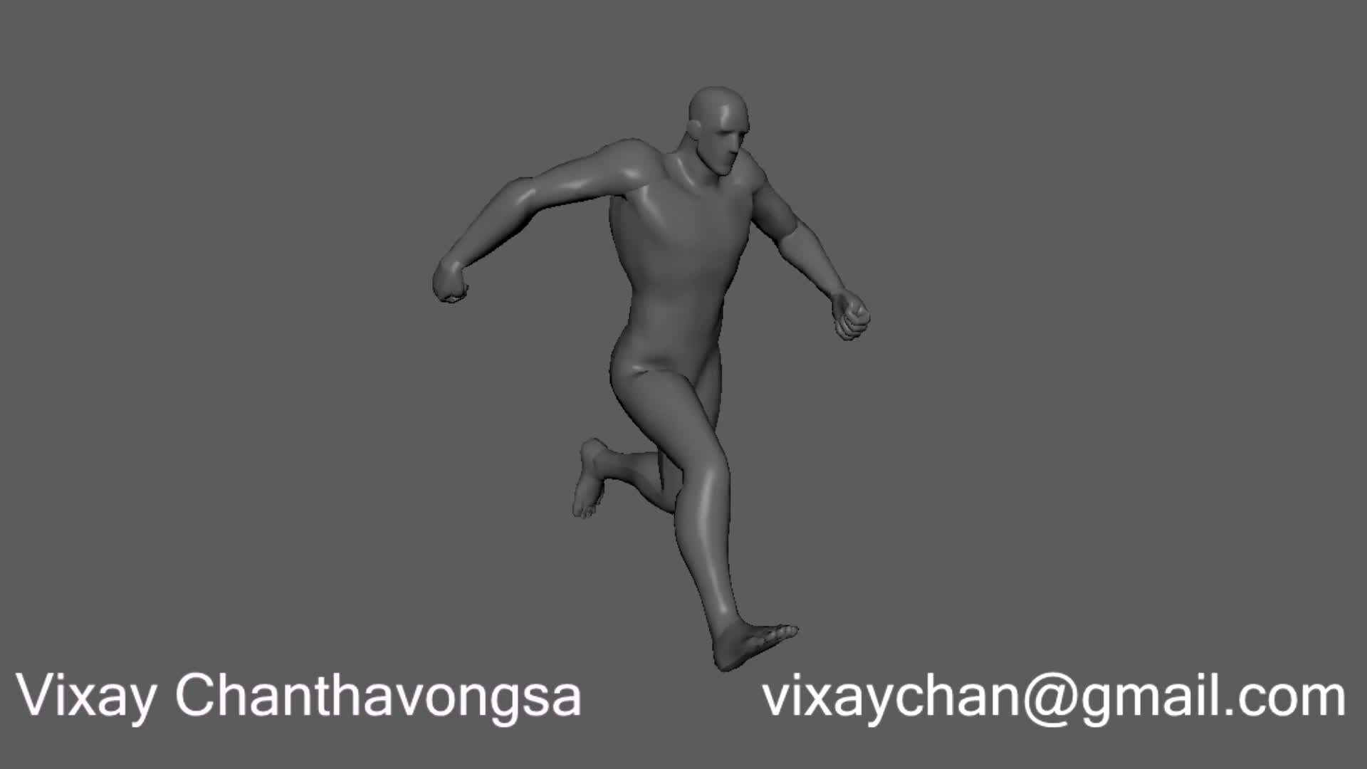 ArtStation - Man Run Cycle