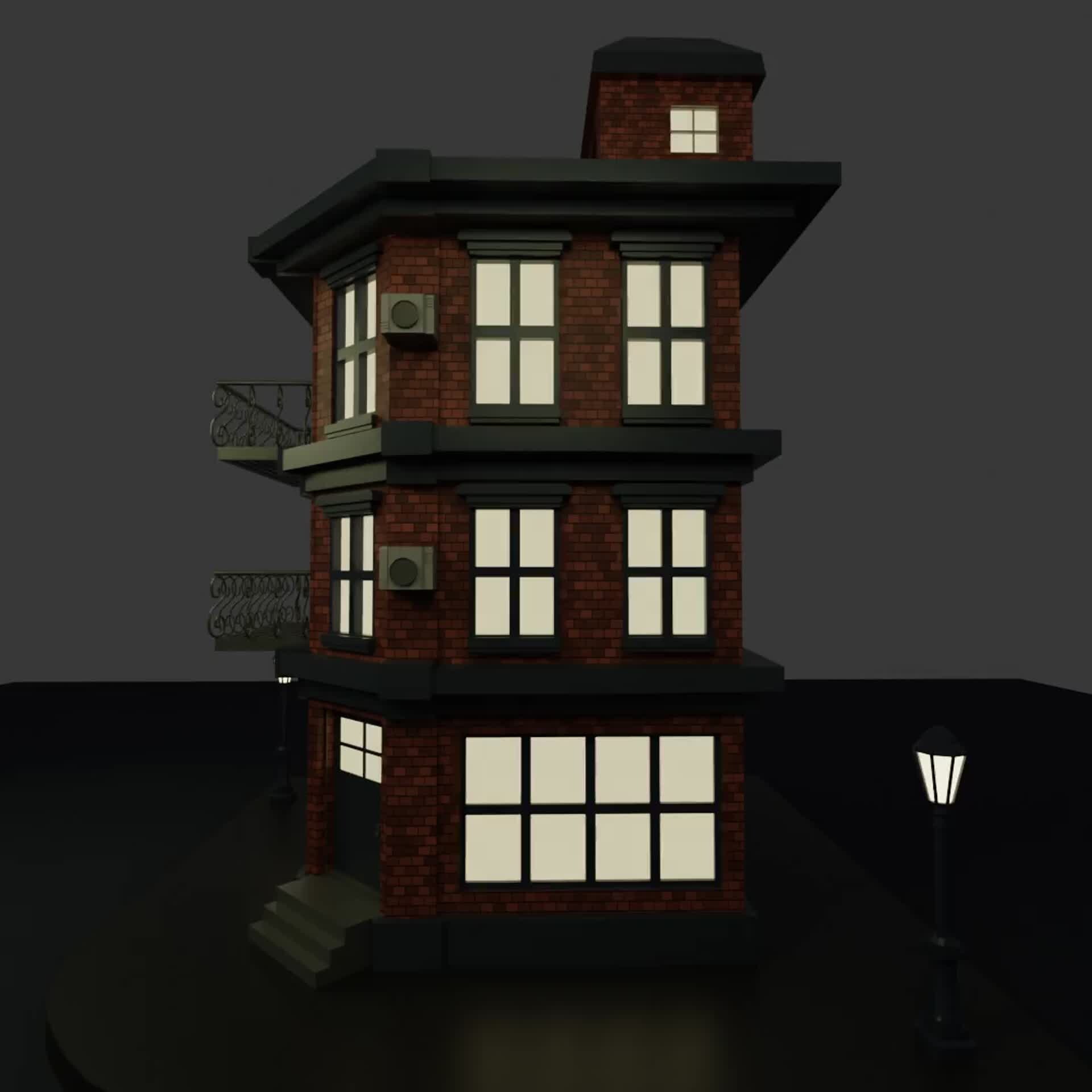 ArtStation - Corner building