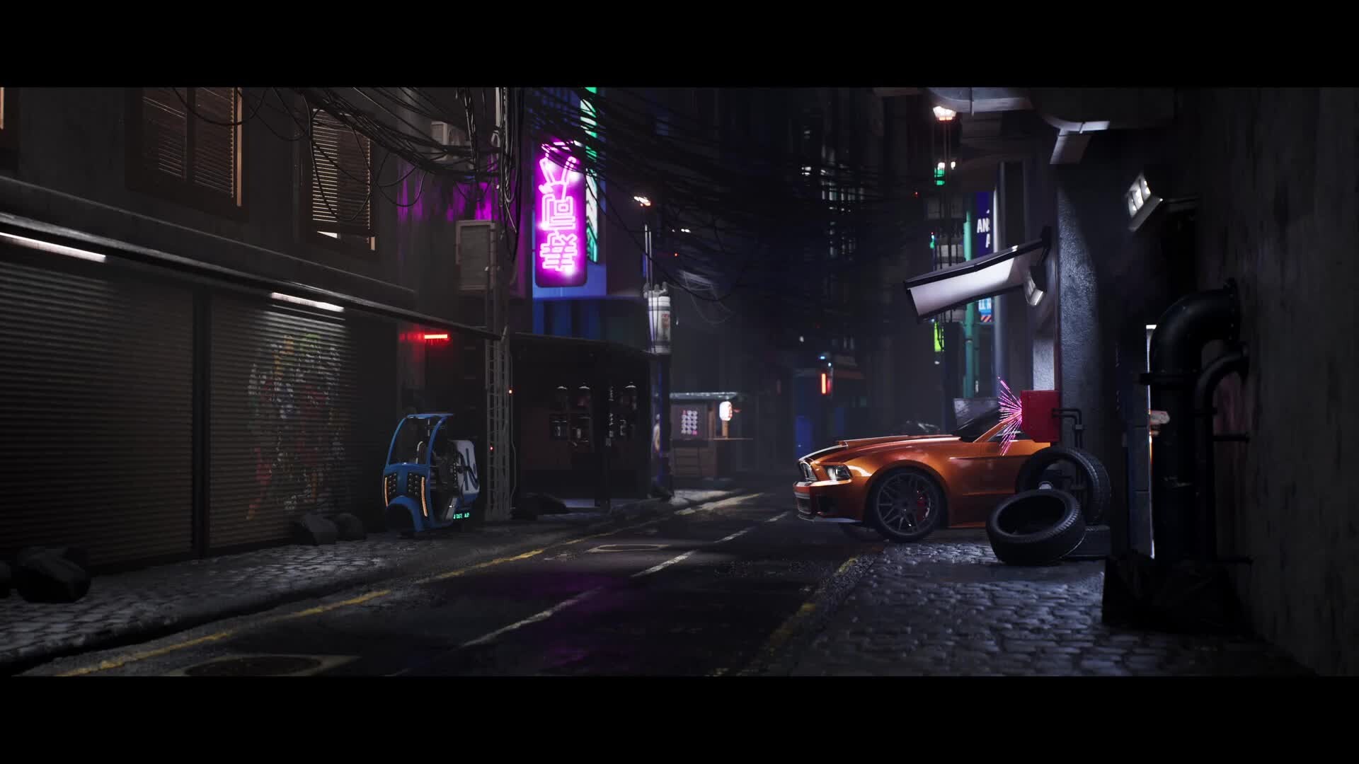ArtStation - Cyberpunk Alleyway - Unreal Engine Environment