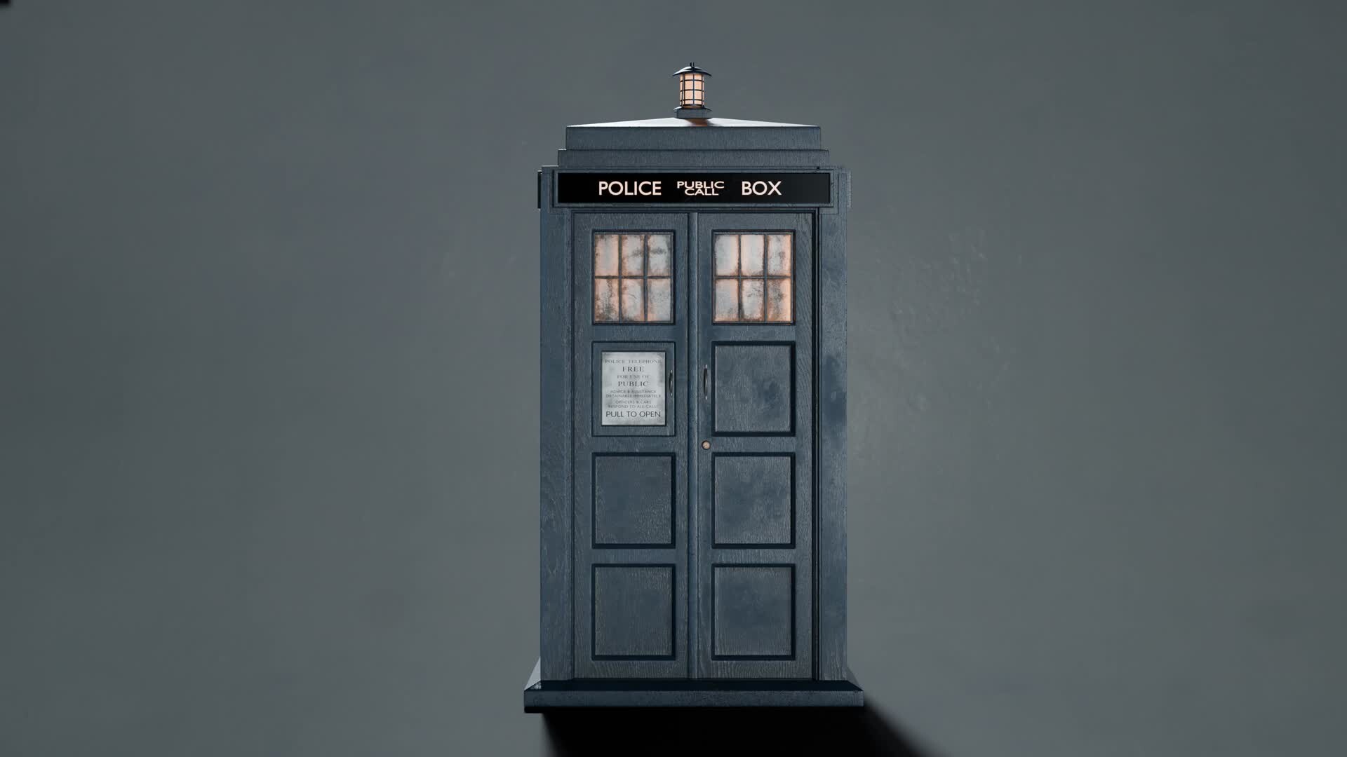 ArtStation - 10th Doctor Tardis Exterior