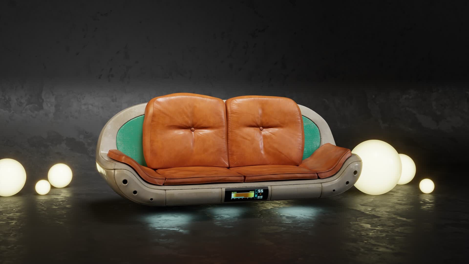 ArtStation - Retro Scifi Sofa