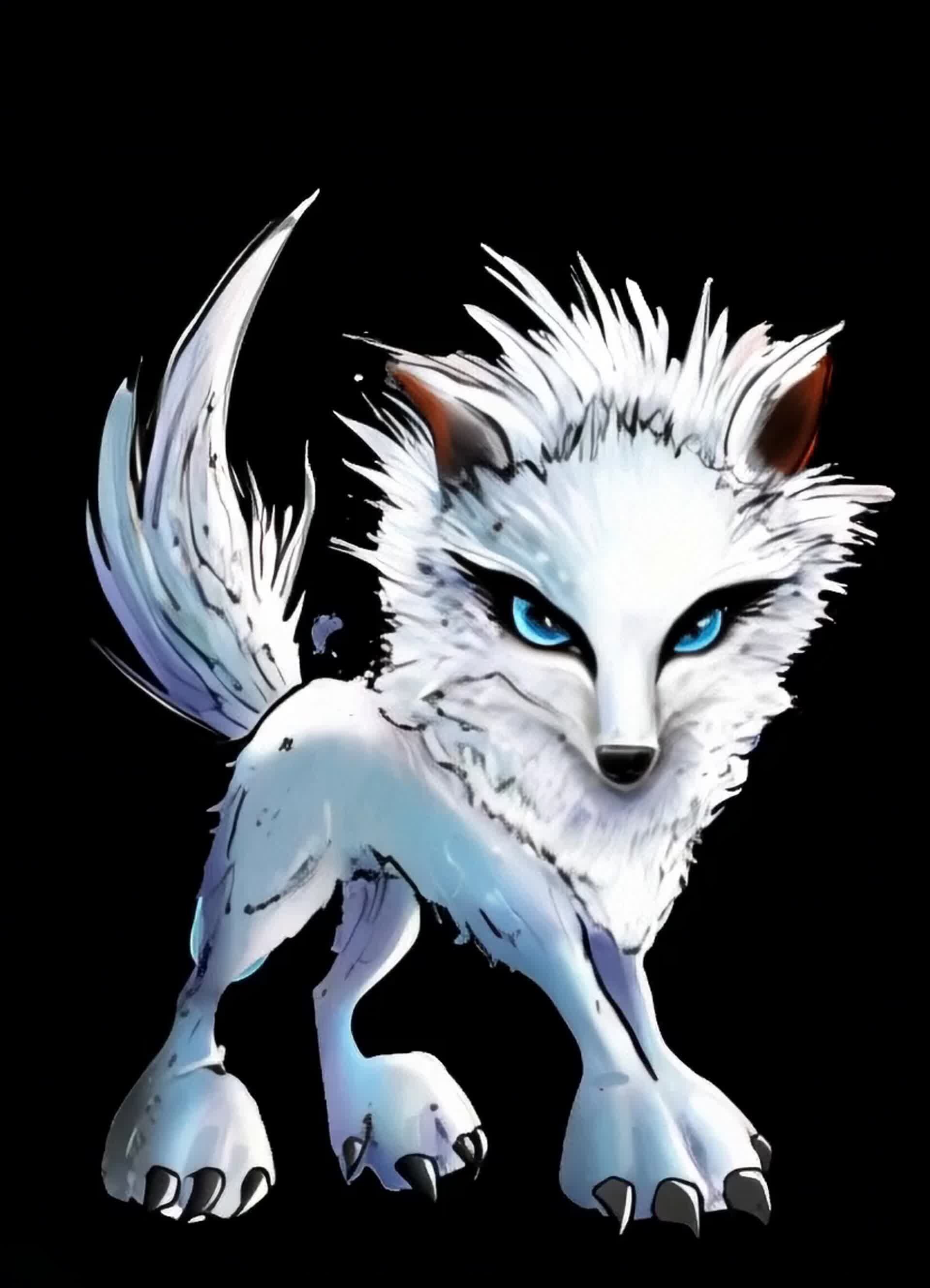 ArtStation - AURORA THE STAR WOLF