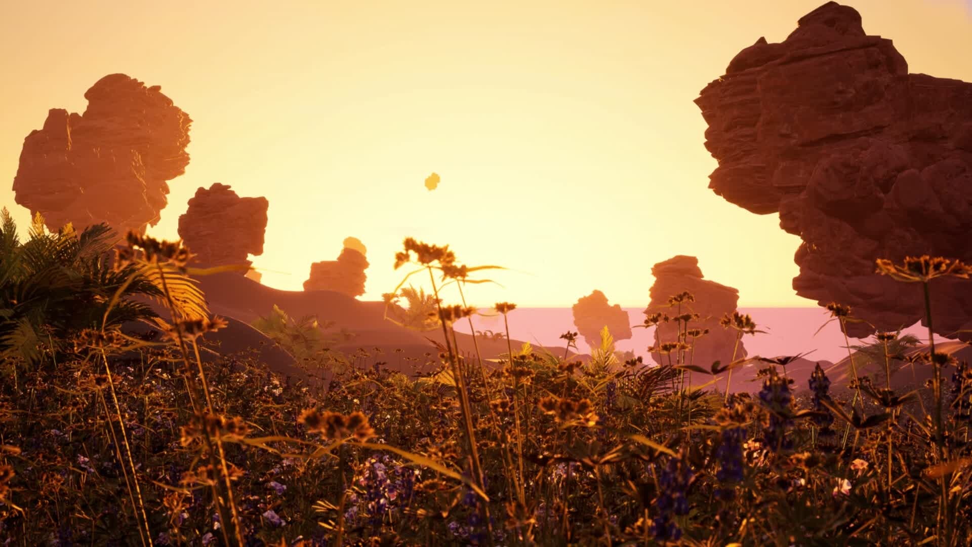 ArtStation - Floating Mountains Meadow