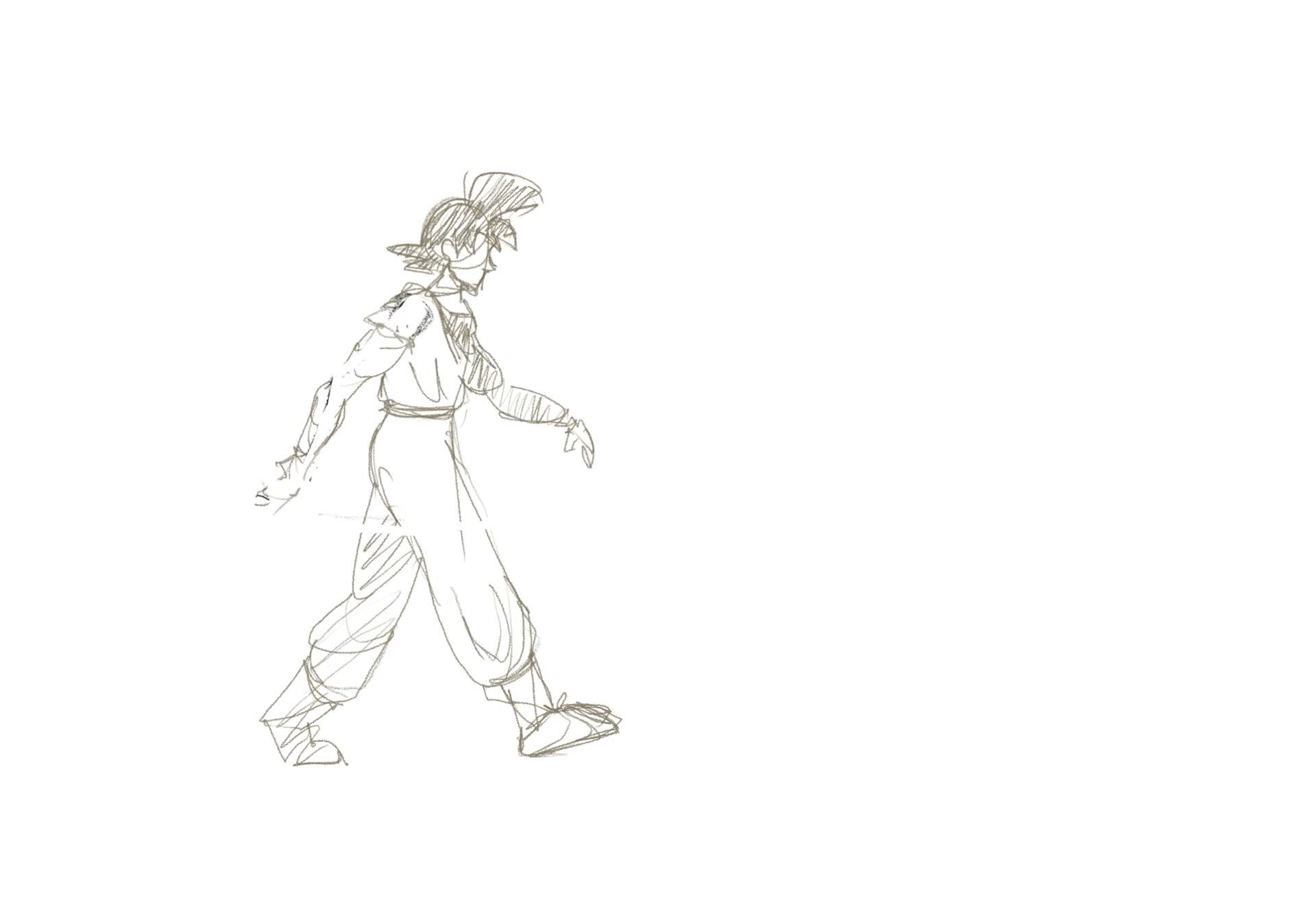 ArtStation - Goku Side Walk