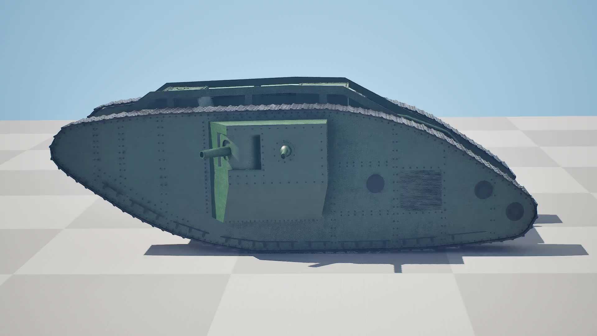 ArtStation - Mark V, British WWI tank