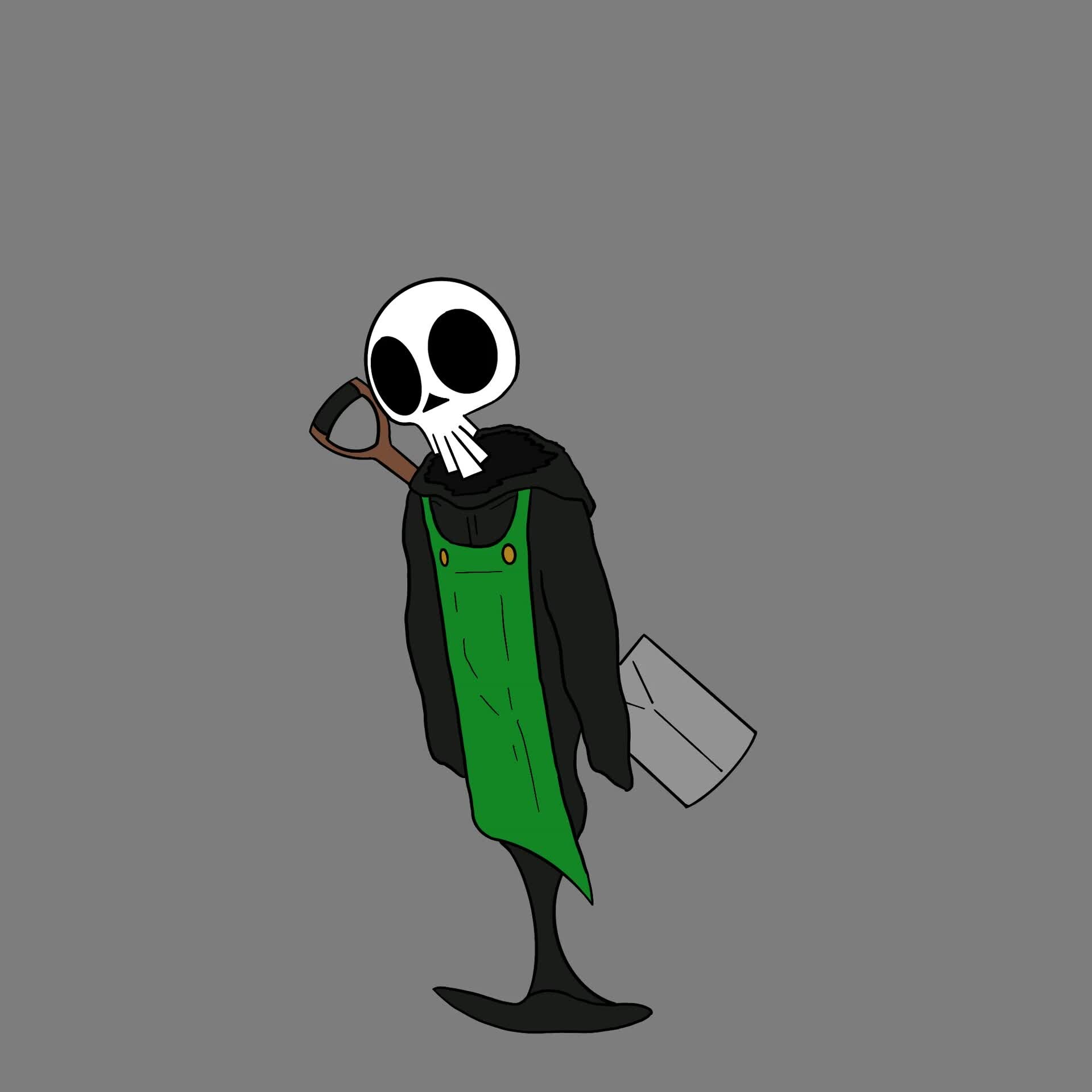 ArtStation - 2D Character Jump animation