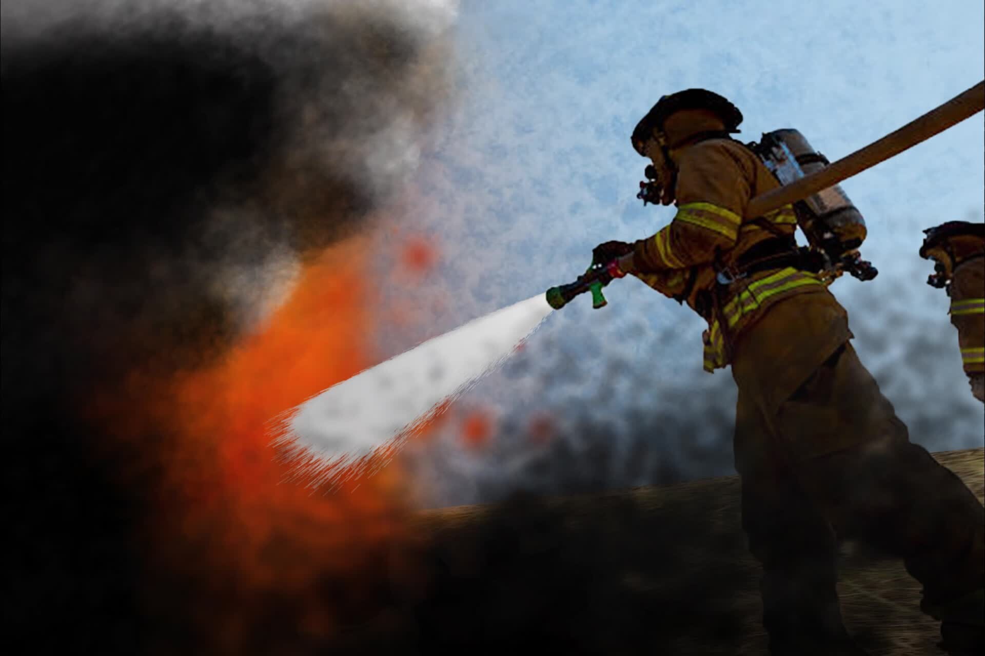 ArtStation - AfterEffects Particles - Fire & Fire fighter