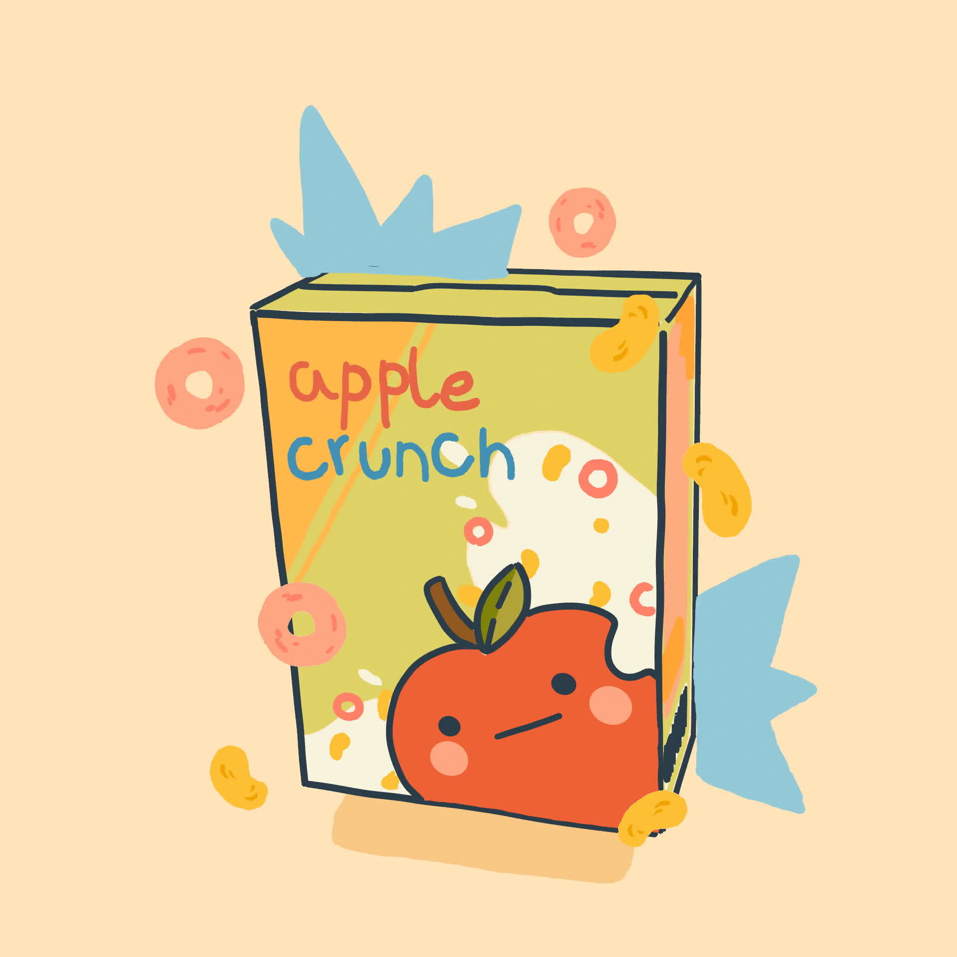 ArtStation - Apple Crunch Animation
