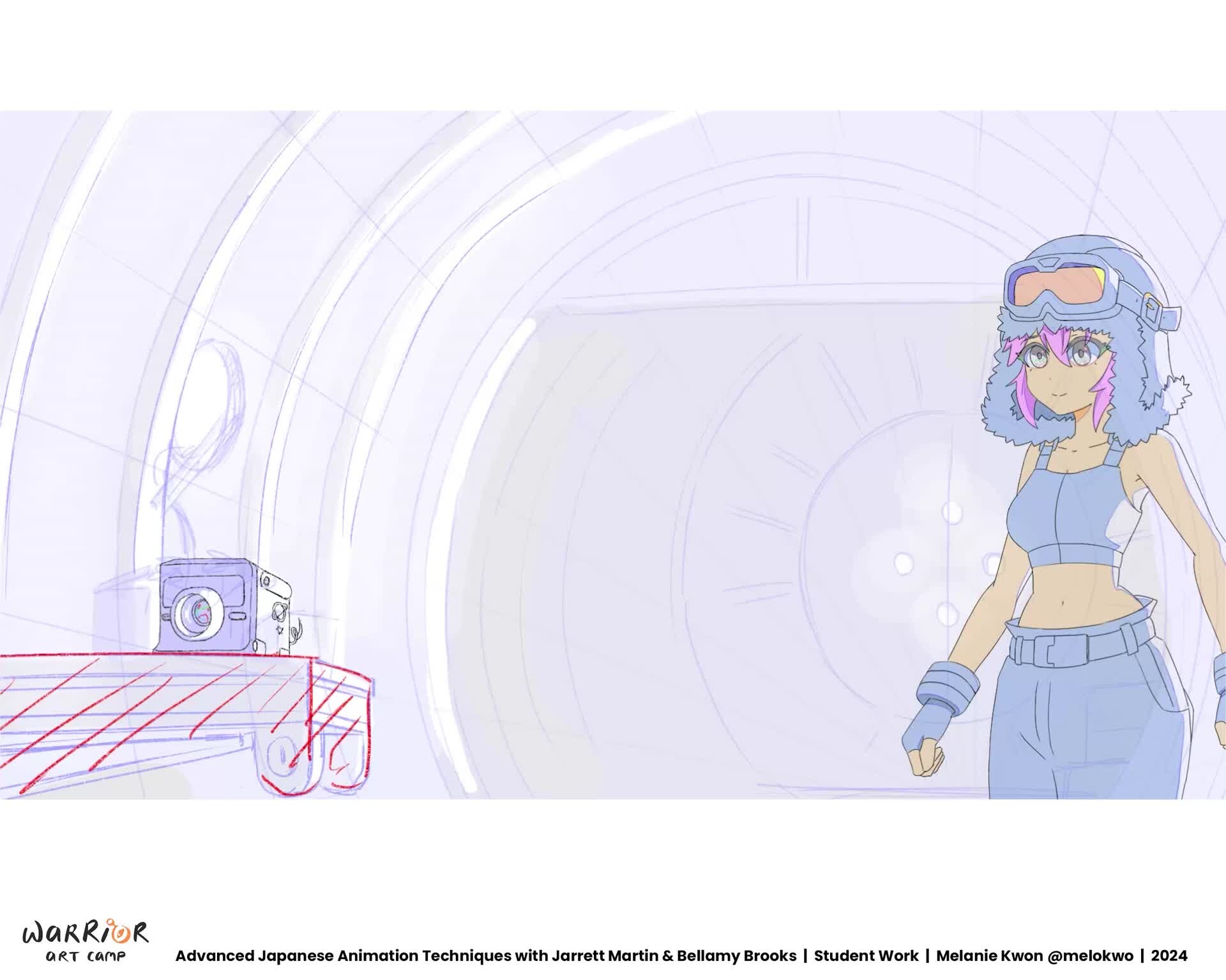 Warrior Art Camp - Melanie Kwon | Advanced Japanese Animation Techniques w/ Jarrett Martin ...