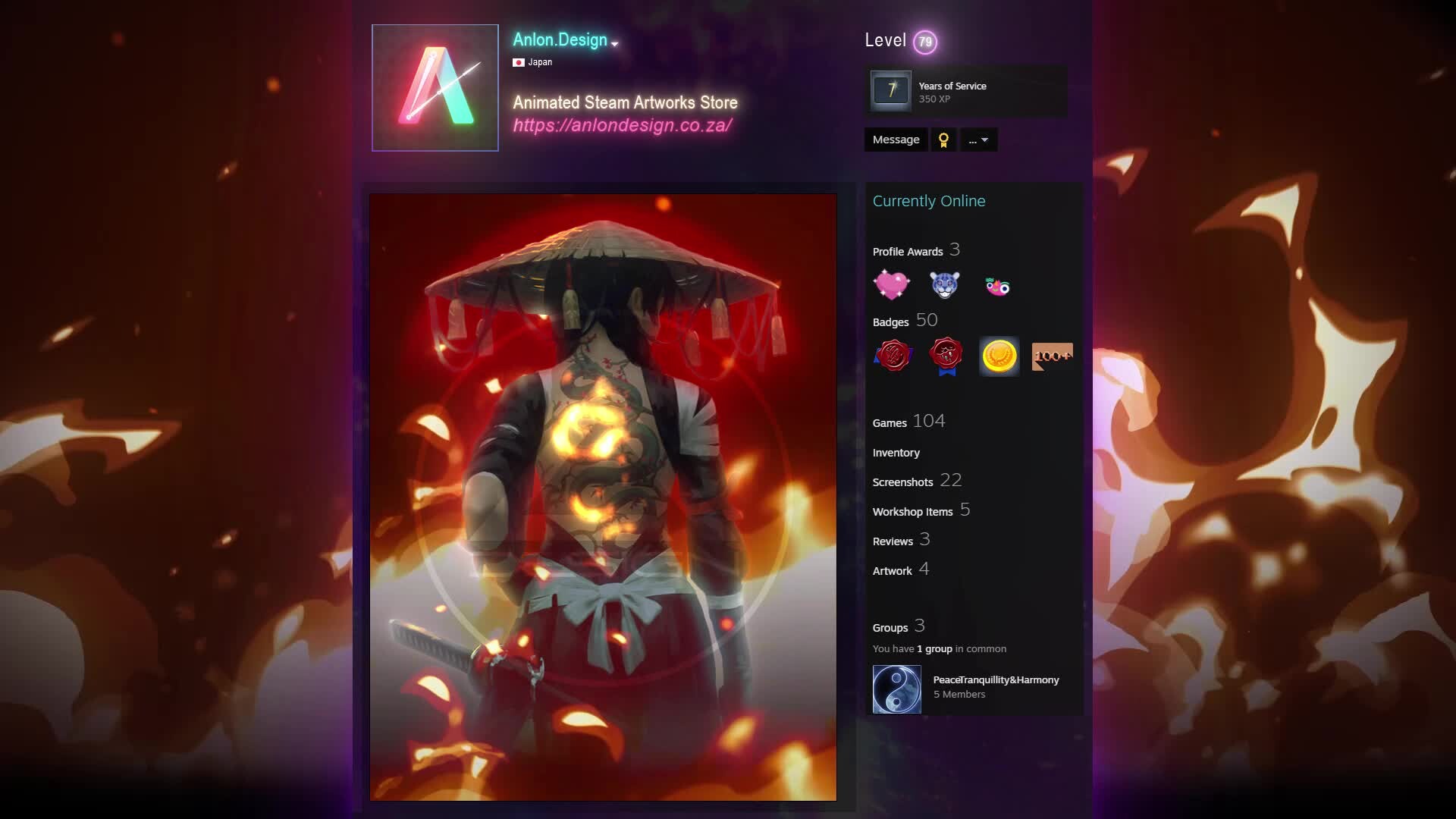 ArtStation - Samurai Steam Artwork