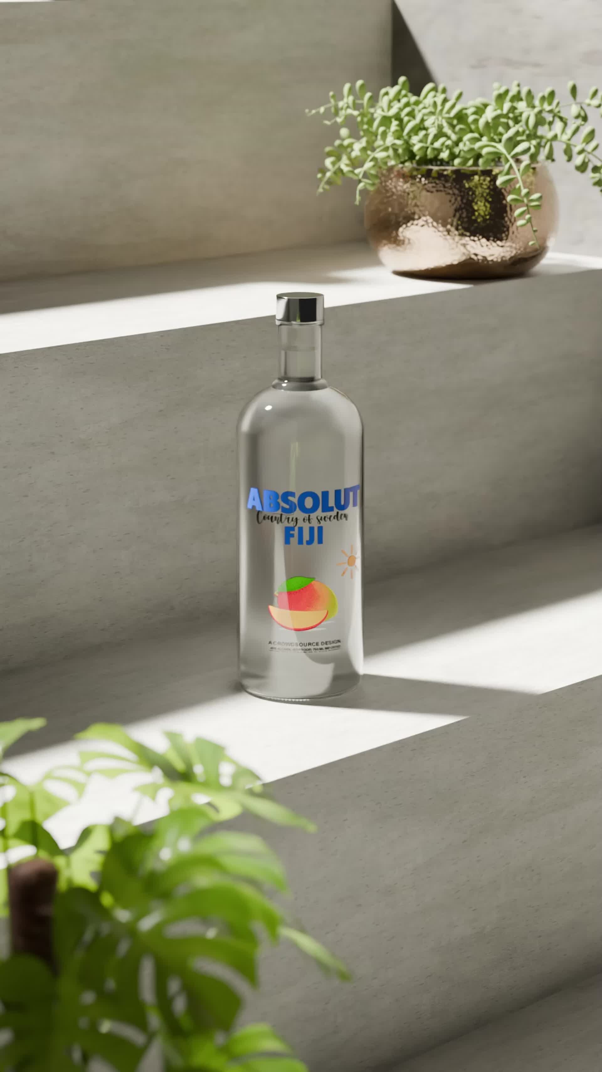 ArtStation - Absolut vodka 3D Advertisement.