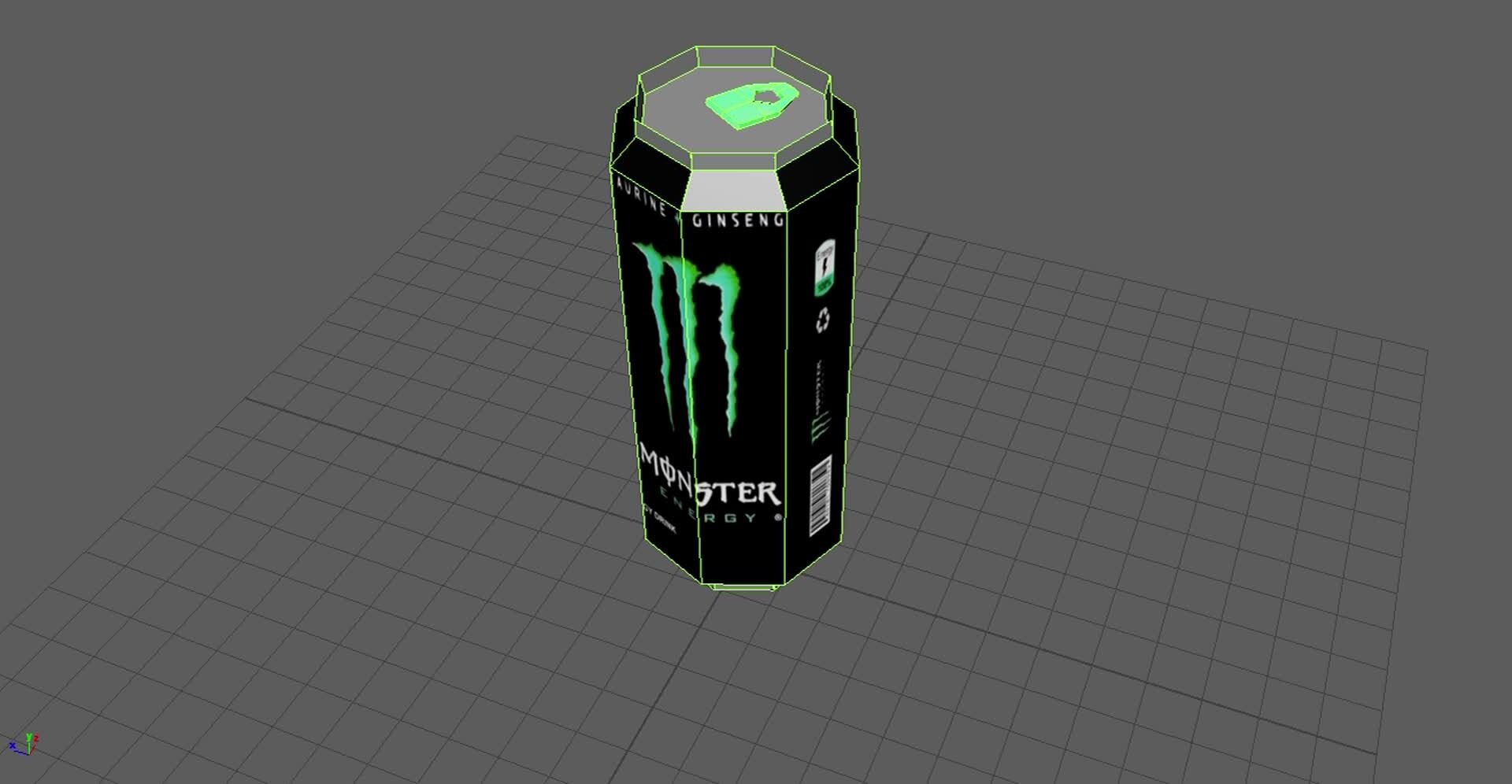 ArtStation - Monster Energy can 2