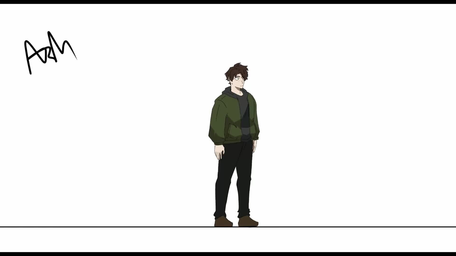 ArtStation - Idle, Walk , run & Jump cycles