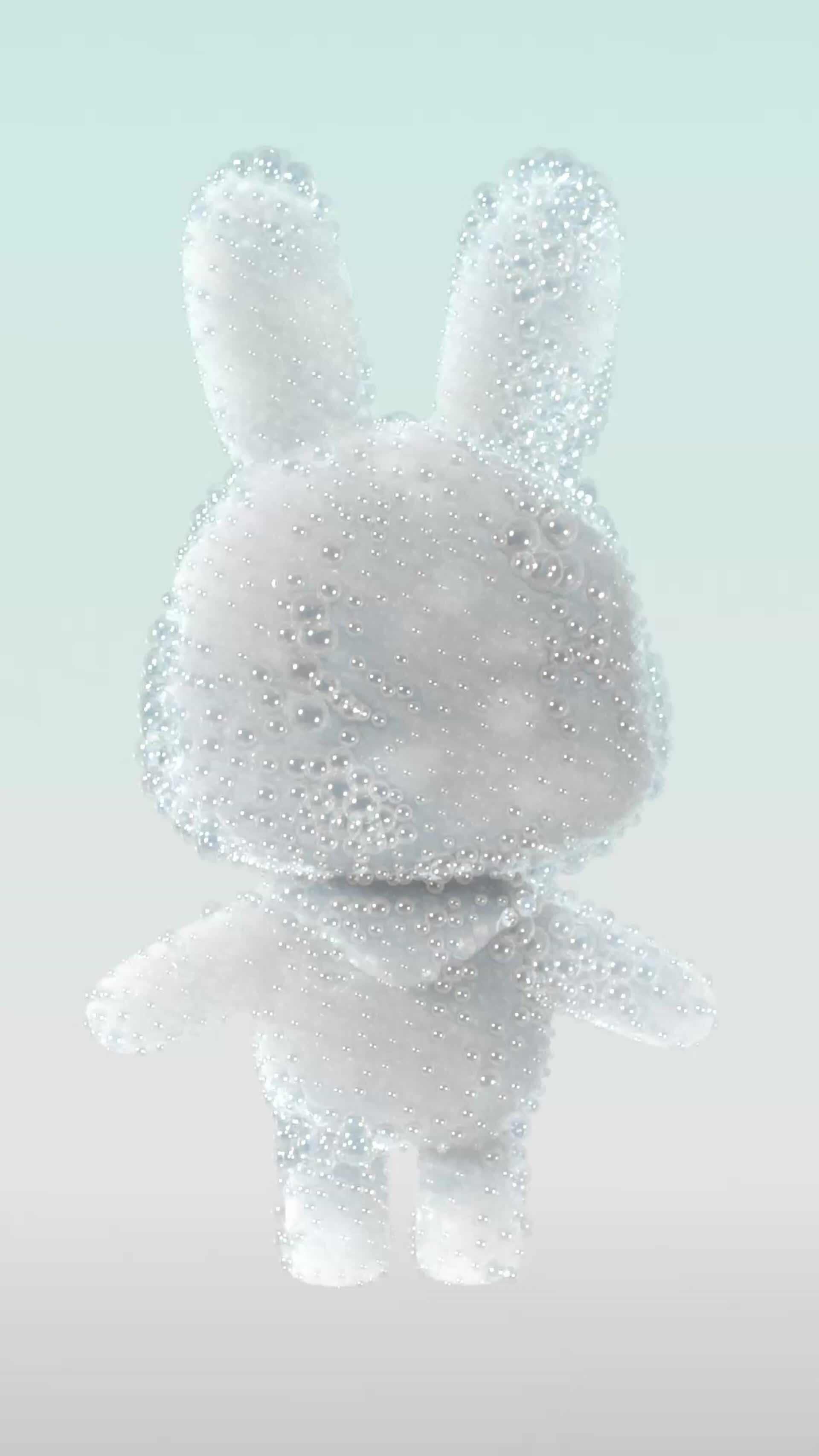 ArtStation - Foam Bunny – Houdini Particle Simulation