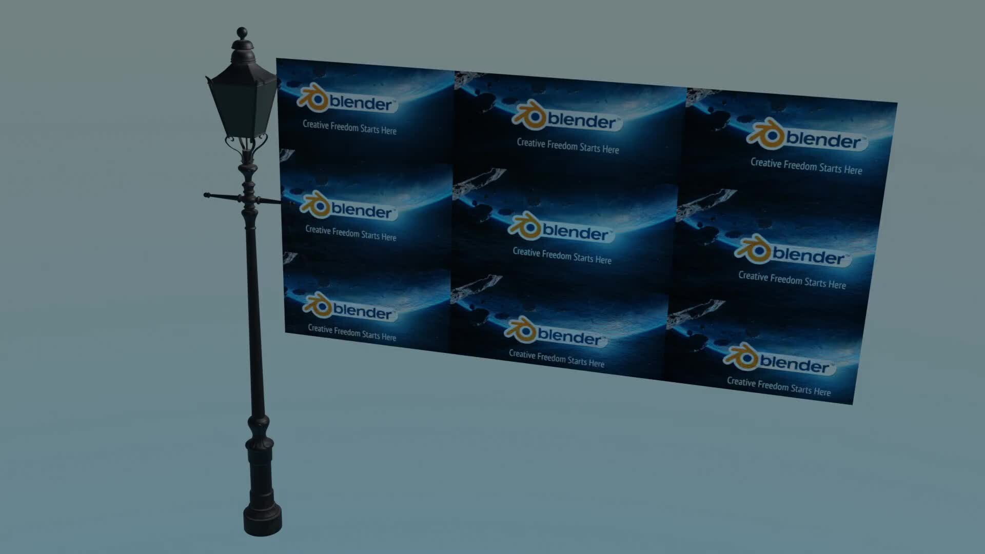ArtStation - Blender Flag + Wind Blowing (Animation)