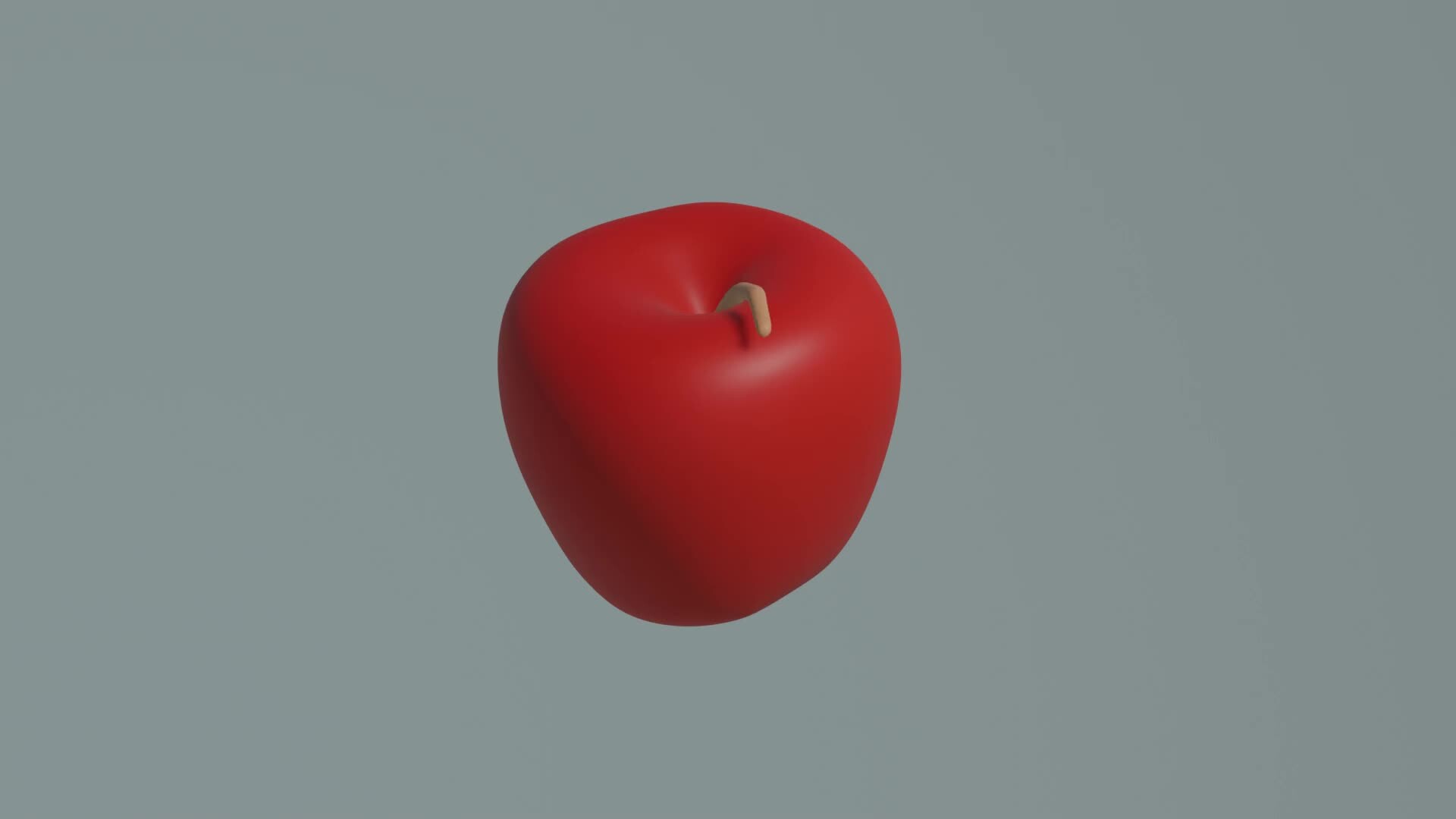 ArtStation - Basic 3D Apple Modeling Practice