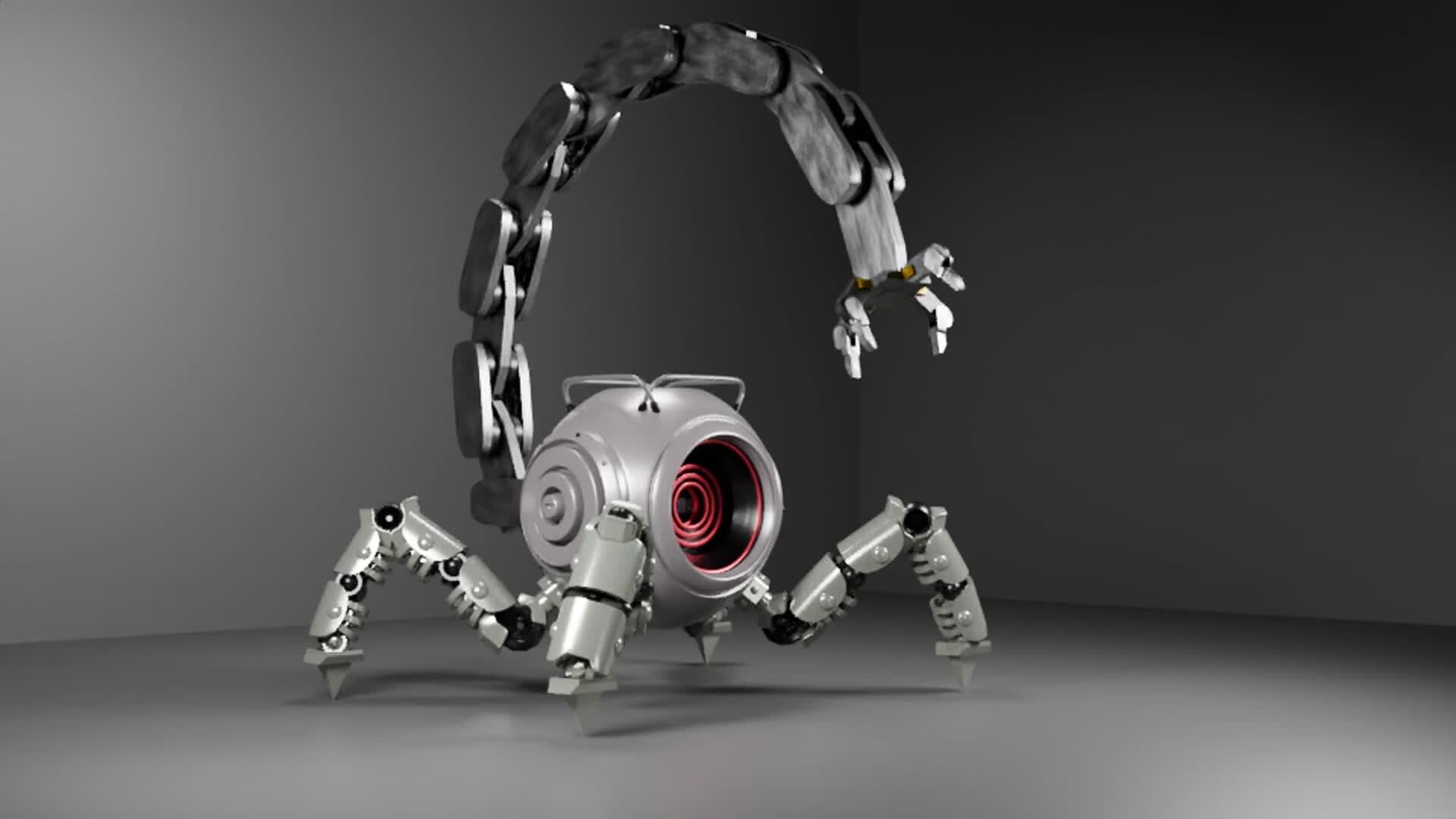 ArtStation - My Robot and Animation set (Idle, Walking, Running, Jump ...