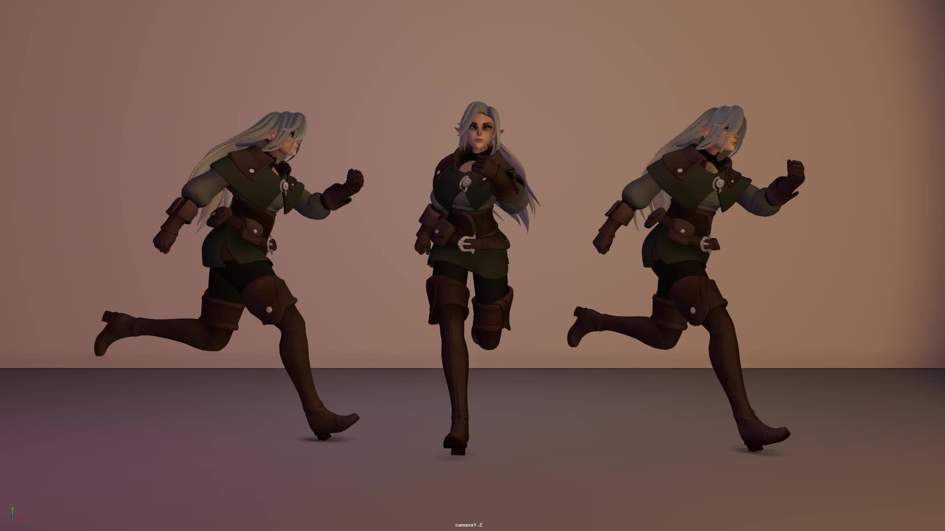 ArtStation - Cycle de course complet / Complet running cycle