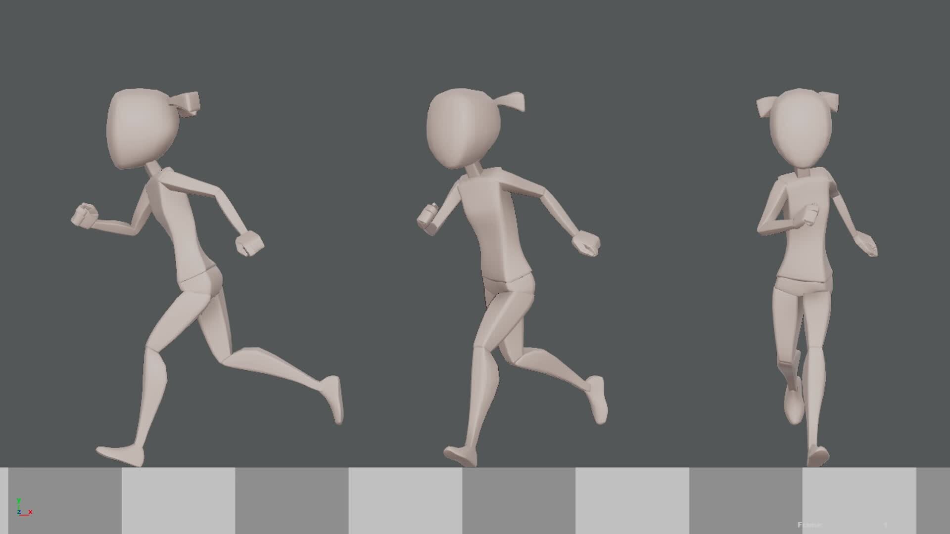 ArtStation - Run/Walk Cycle Exercise