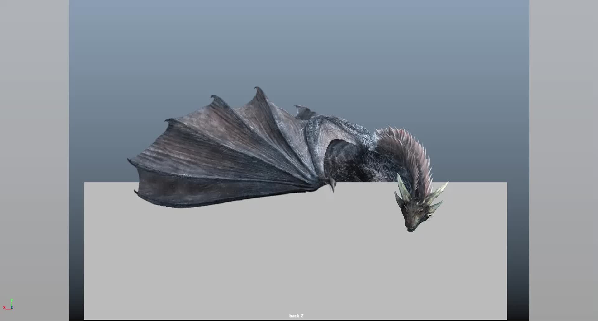 ArtStation - 2.5D dragon idle practice work