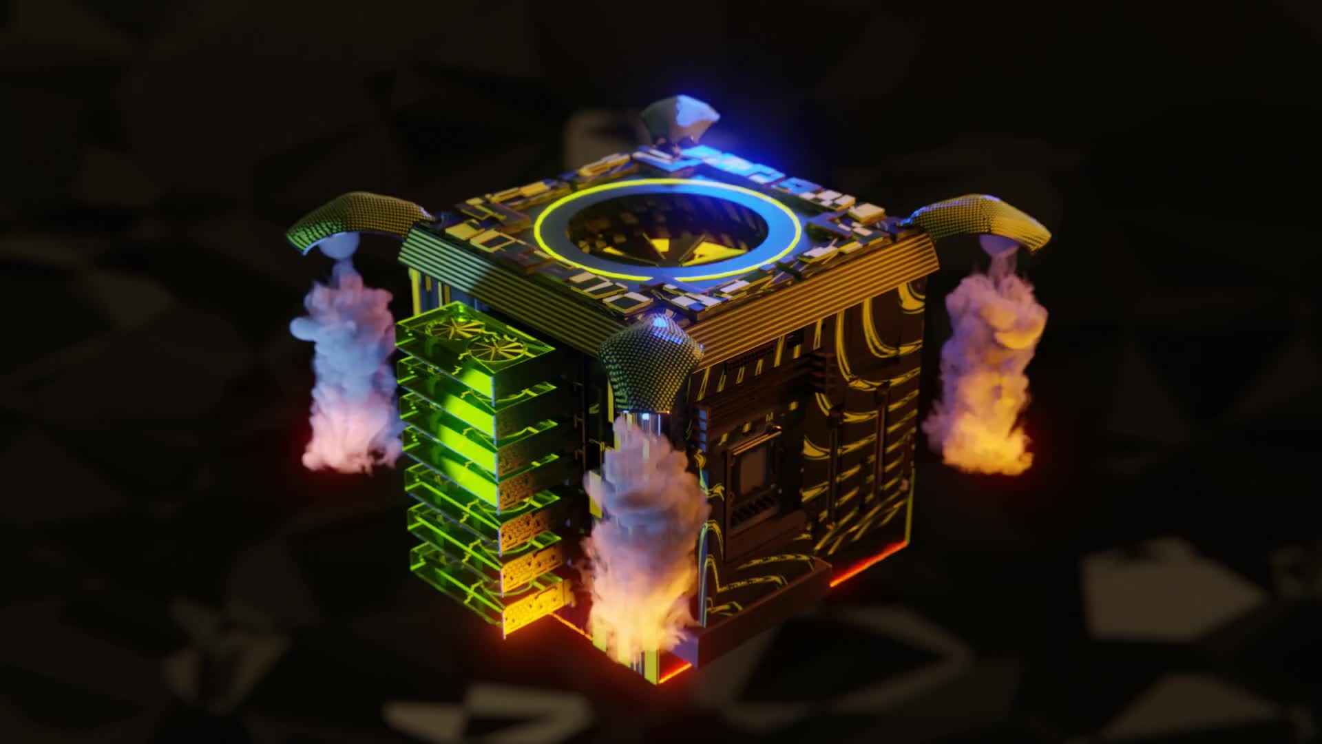 ArtStation - Computer Cubes