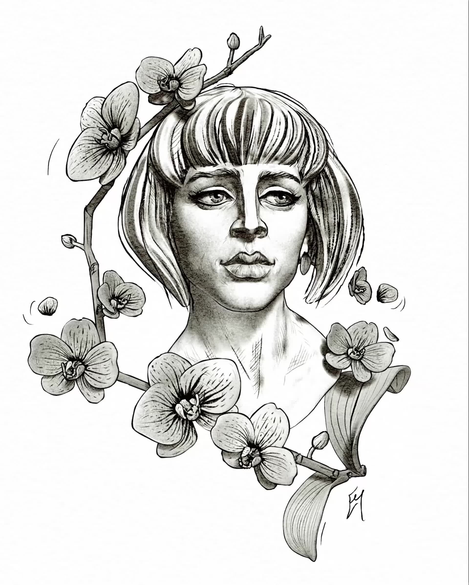 ArtStation - Orchid (3D Model)