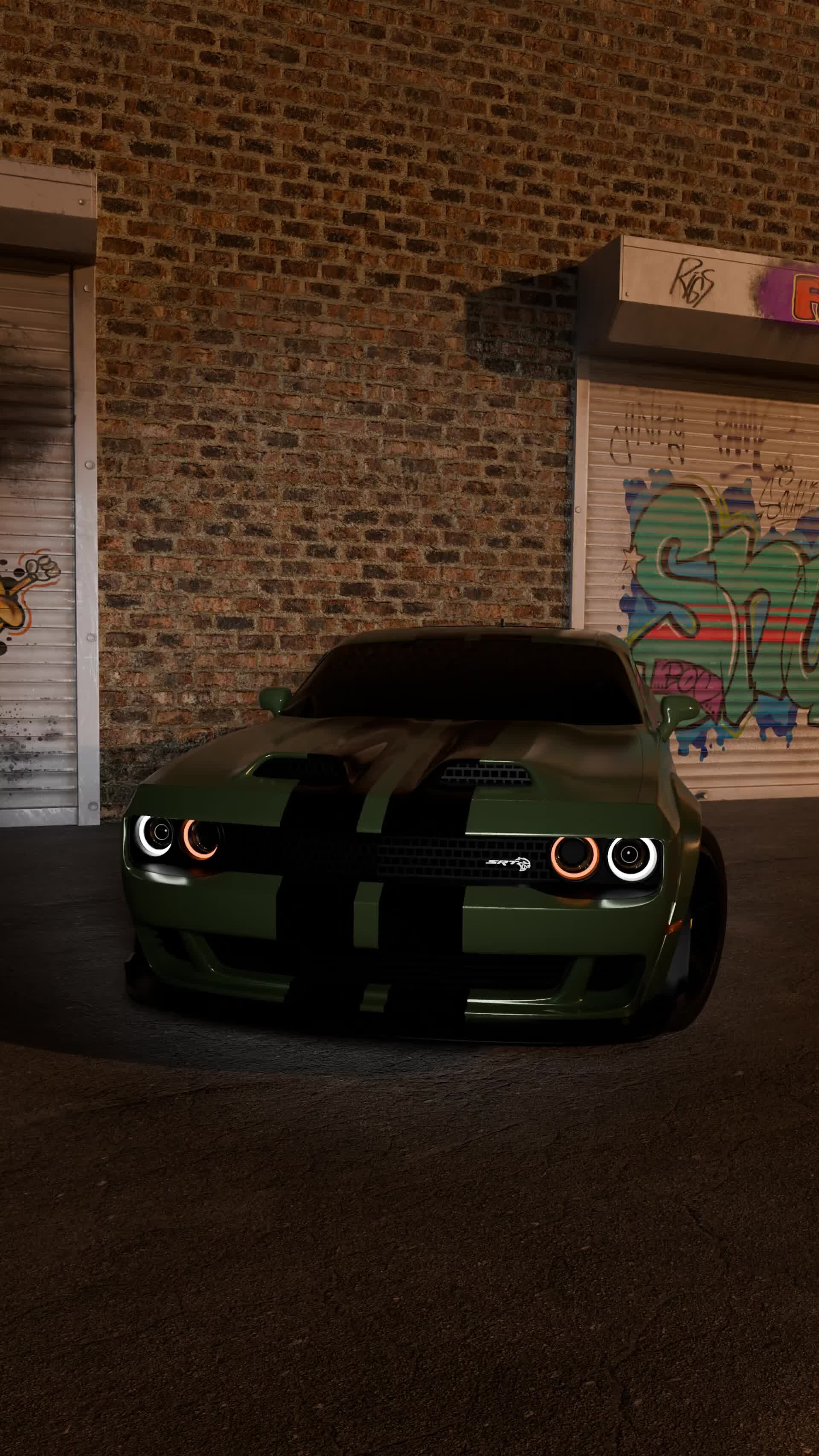 ArtStation - Dodge Challenger Street Animation