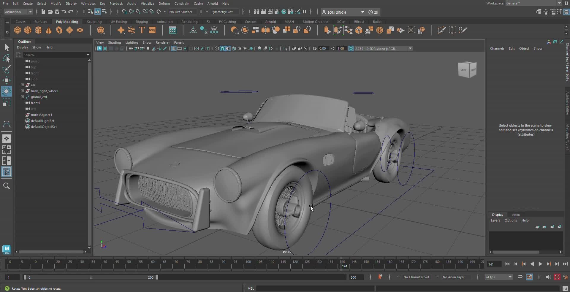 ArtStation - Car Rigging Practice: WIP