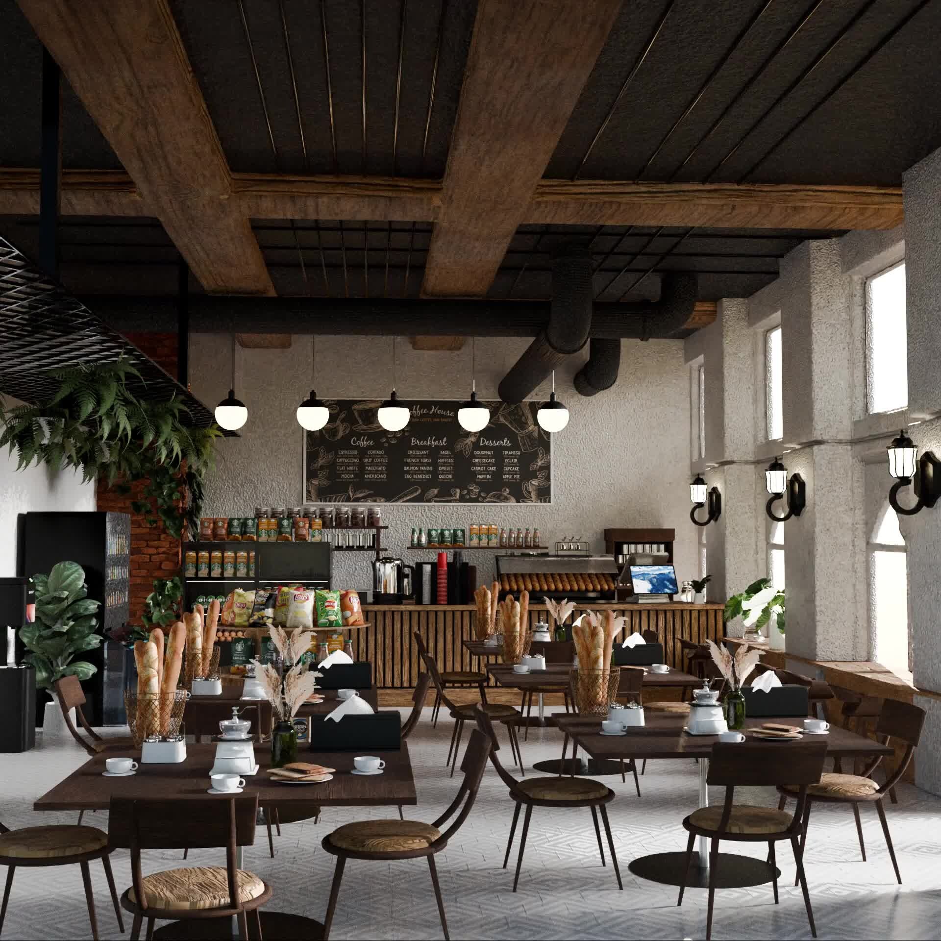 ArtStation - Interior walkthrough