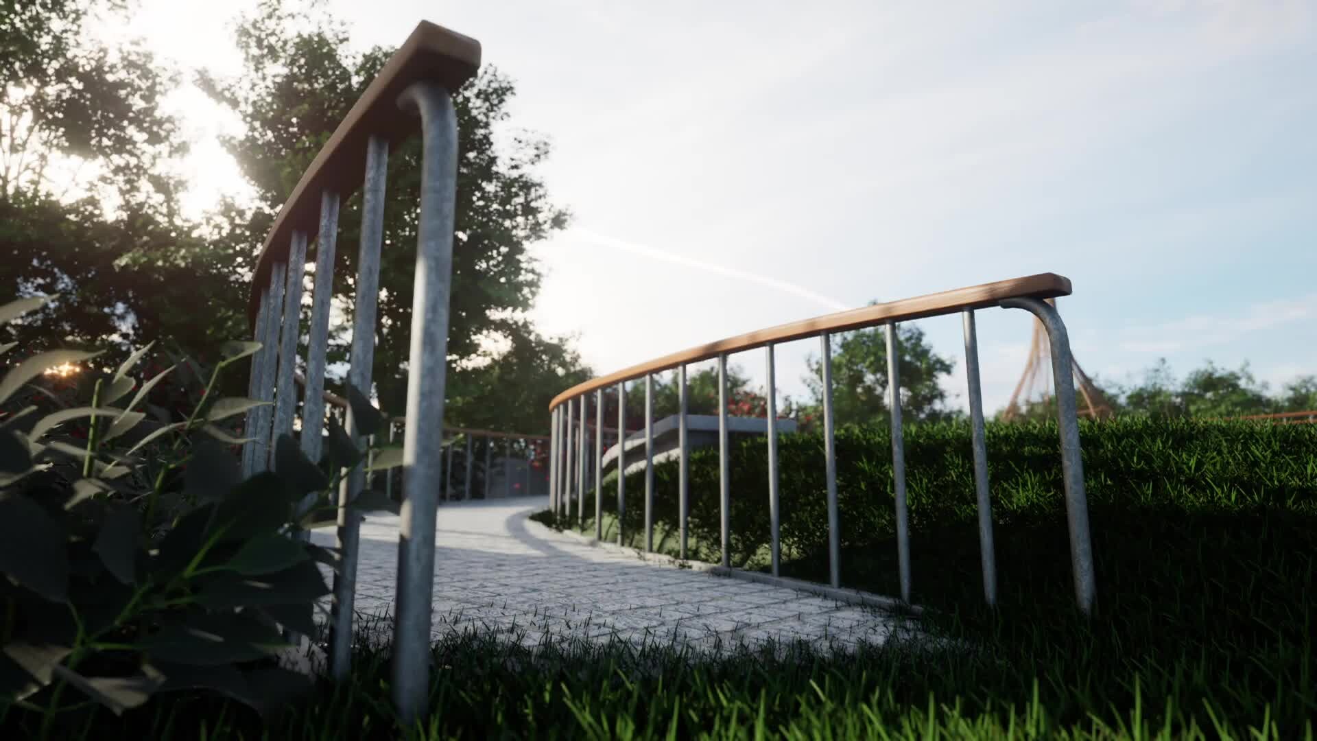 ArtStation - Outdoor Garden Environment | Unreal Engine + Blender