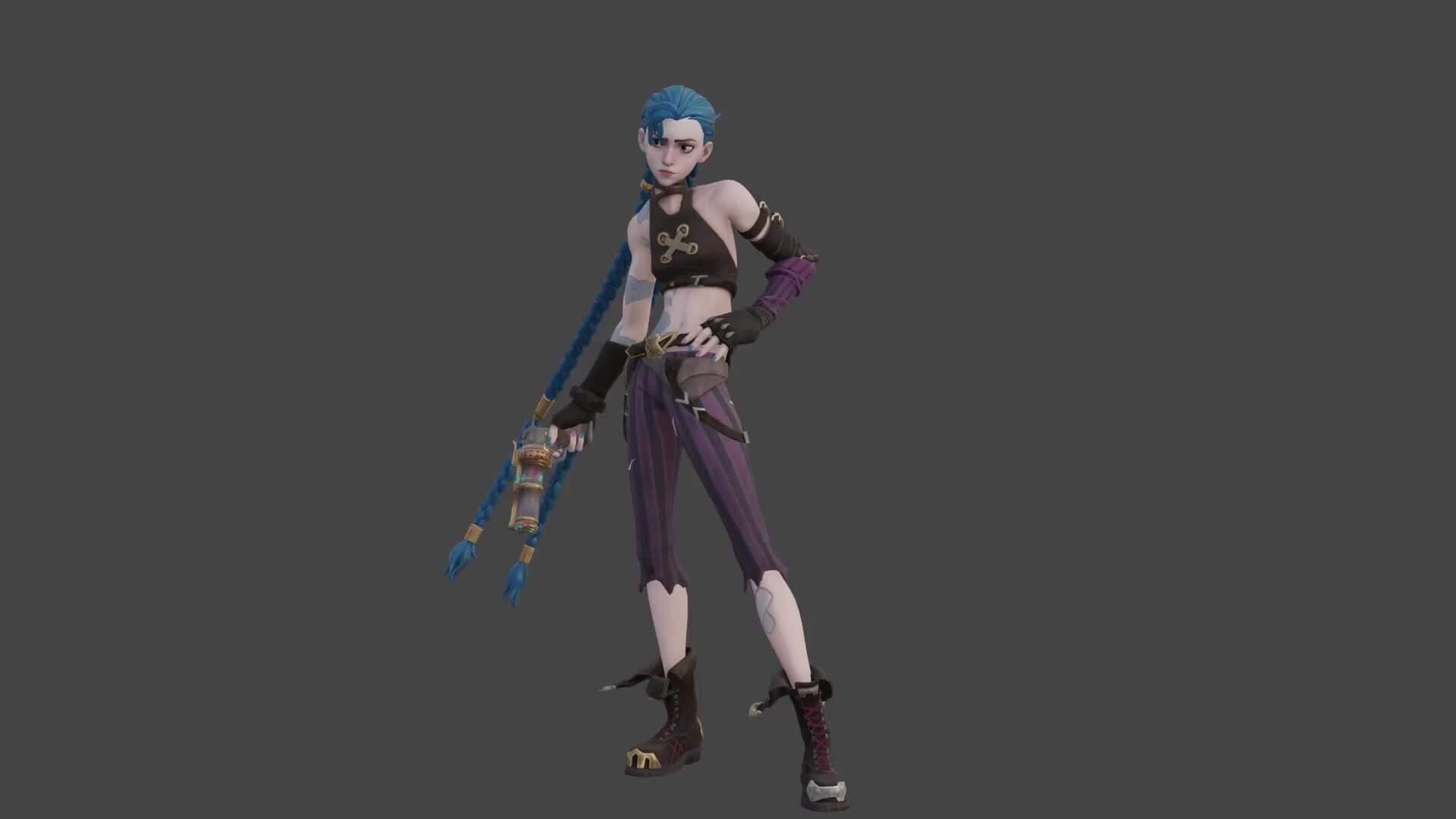 ArtStation - Jinx Death Animation – WIP 2025