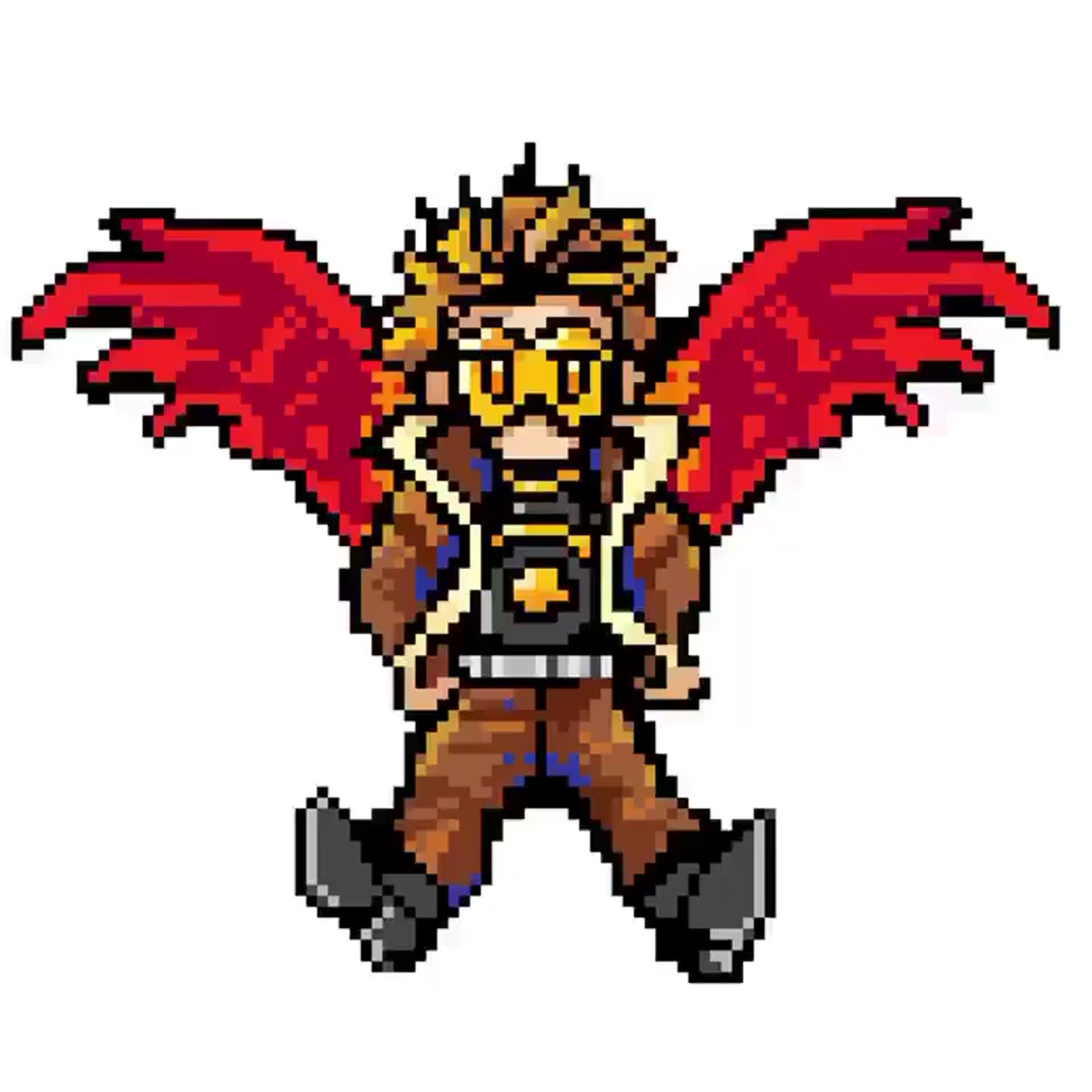 ArtStation - Mini Hawks -- Pixel Art animation [fanart]
