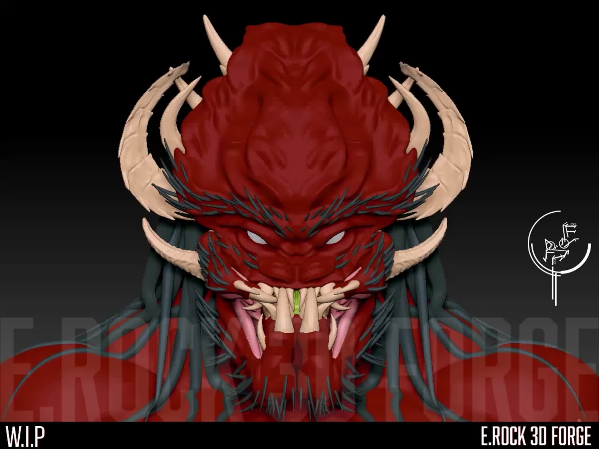 EROCK 3D FORGE - Predator Vorr’Kul the Bloodbane - Update 2 (animated)