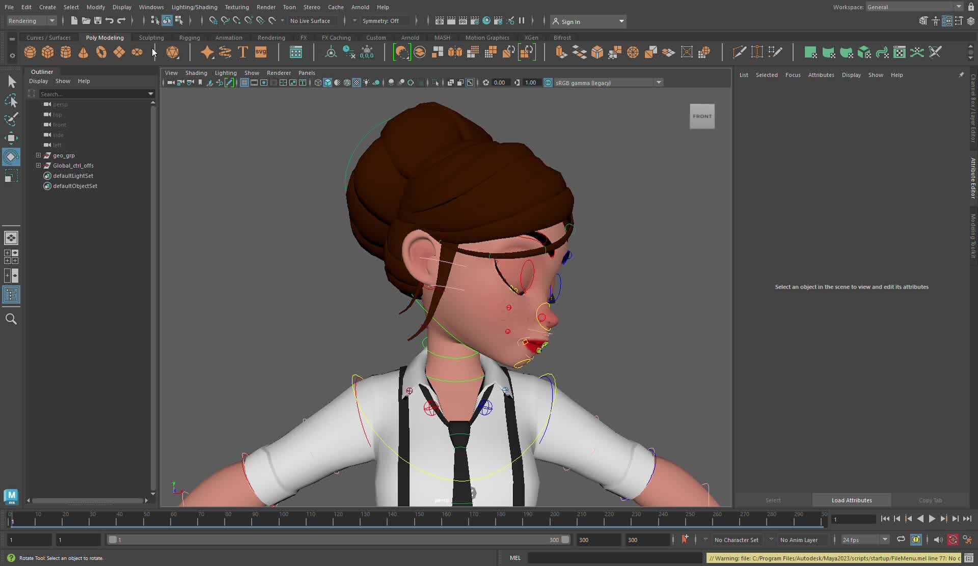 ArtStation - Waitress_rig