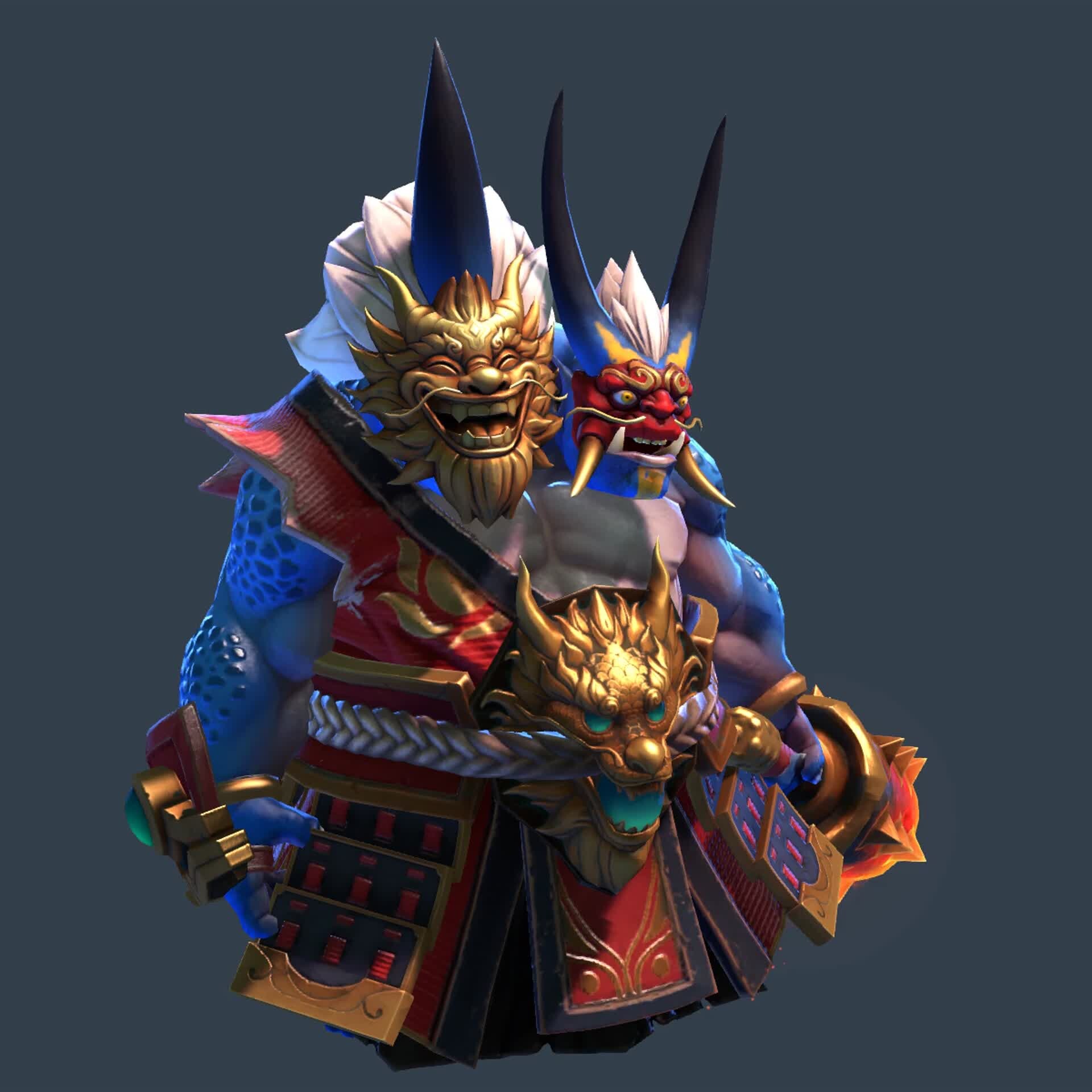 ArtStation - Dota 2 - Ogre Magi - Chinese New Year Set