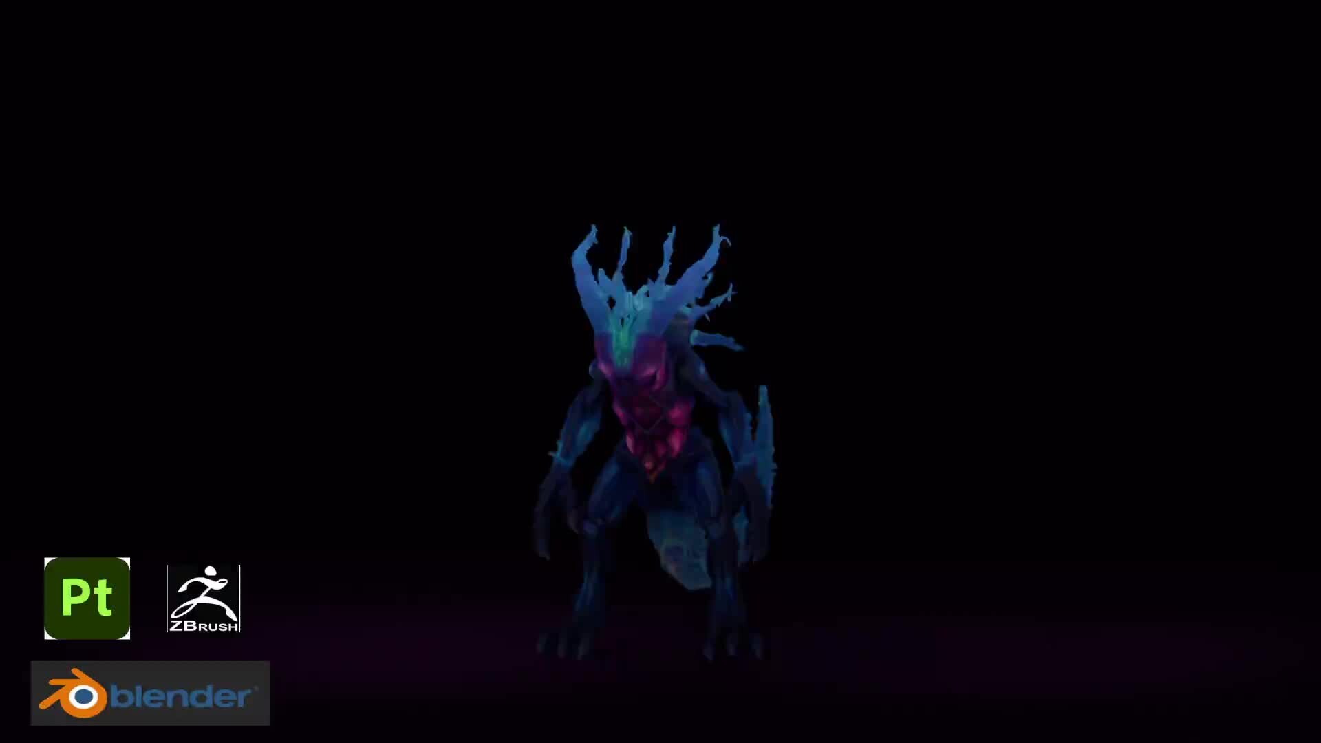 ArtStation - Glowing creature