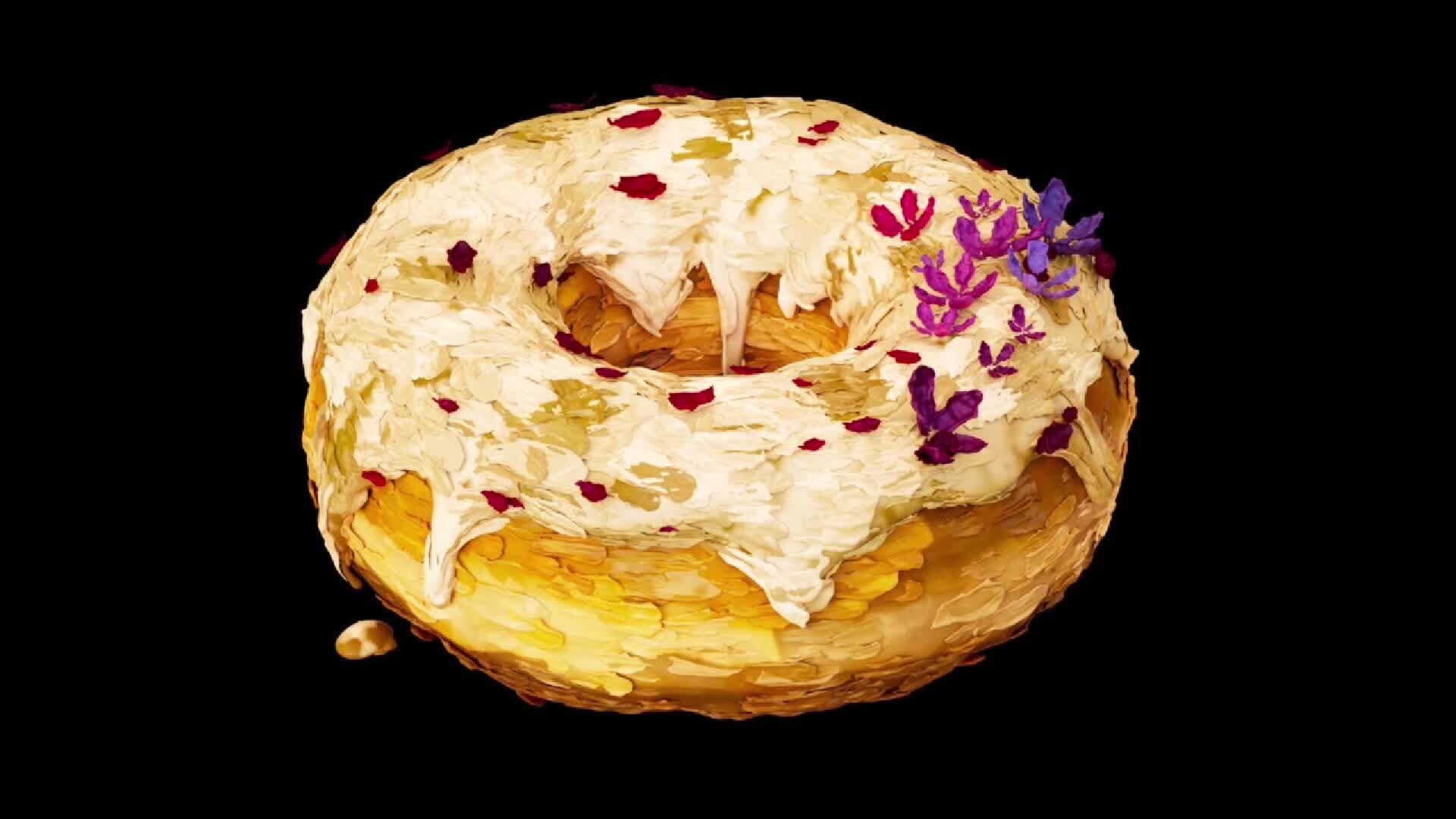 ArtStation - Houdini Oil Paint 3D Donut