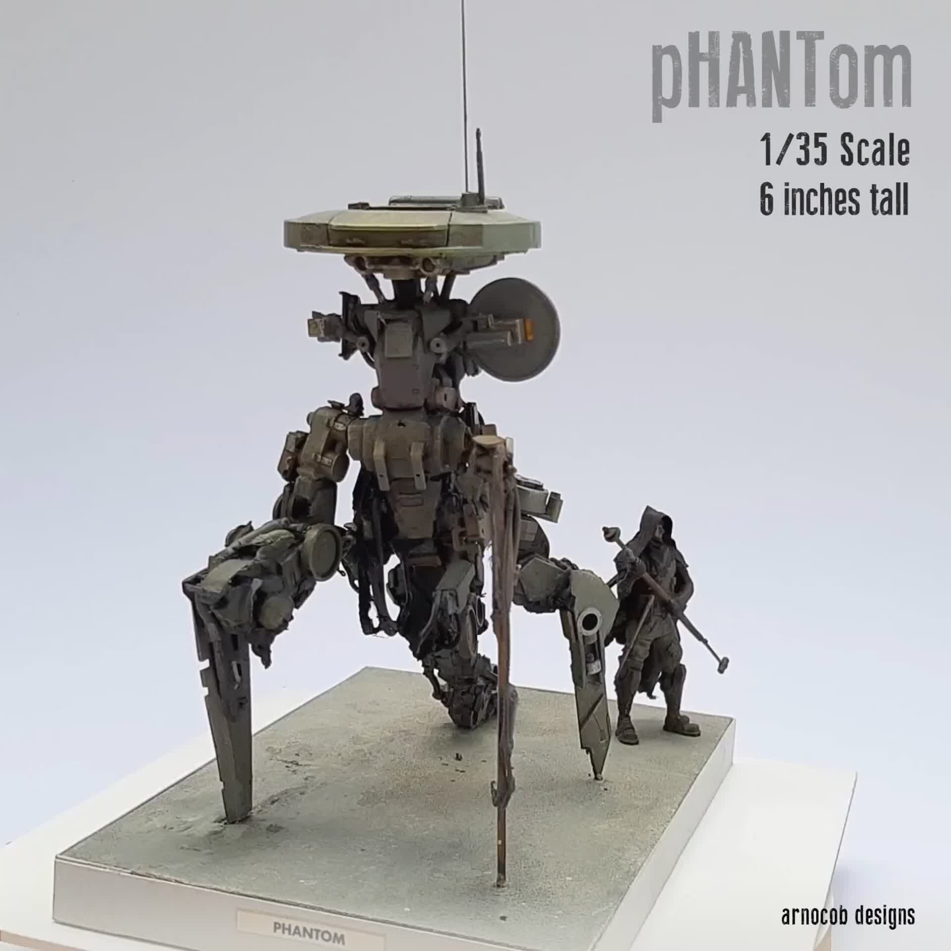 ArtStation - PHANTOM / Plastic Kitbashing - Physical model