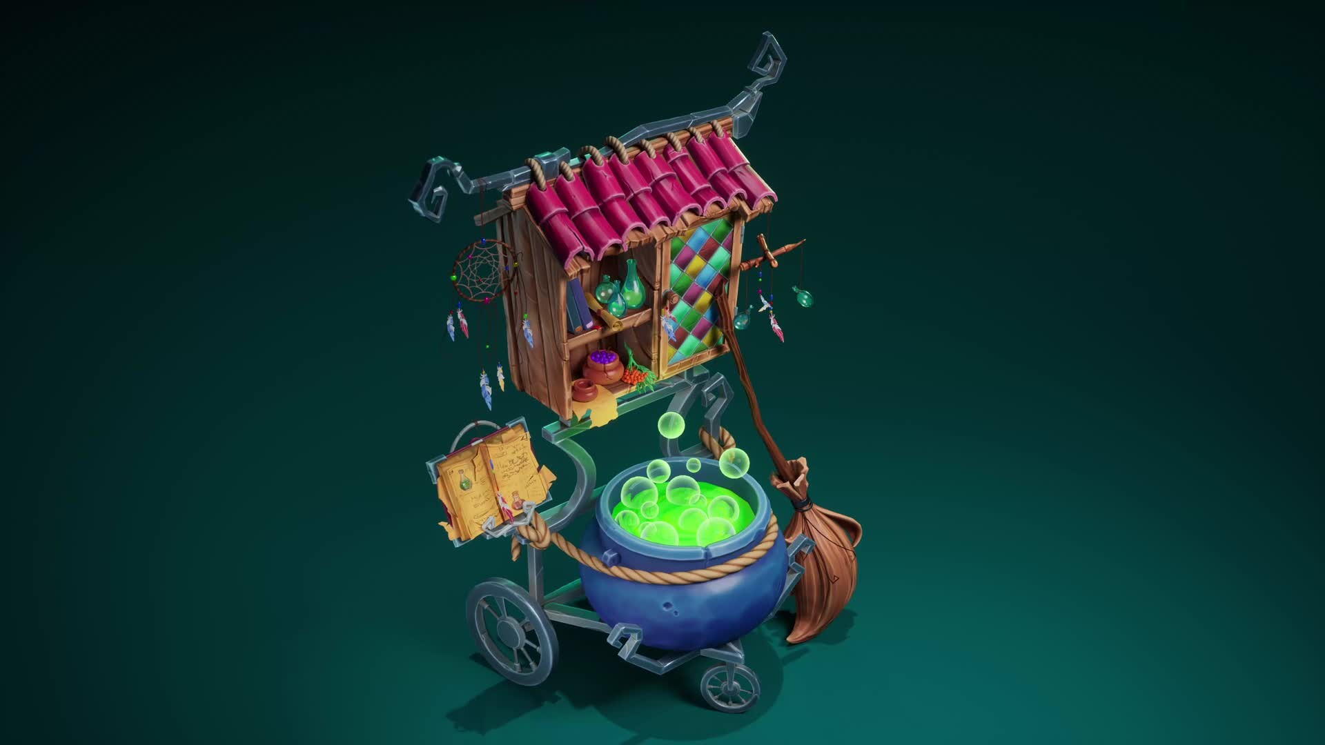 ArtStation - Witch's Workstation