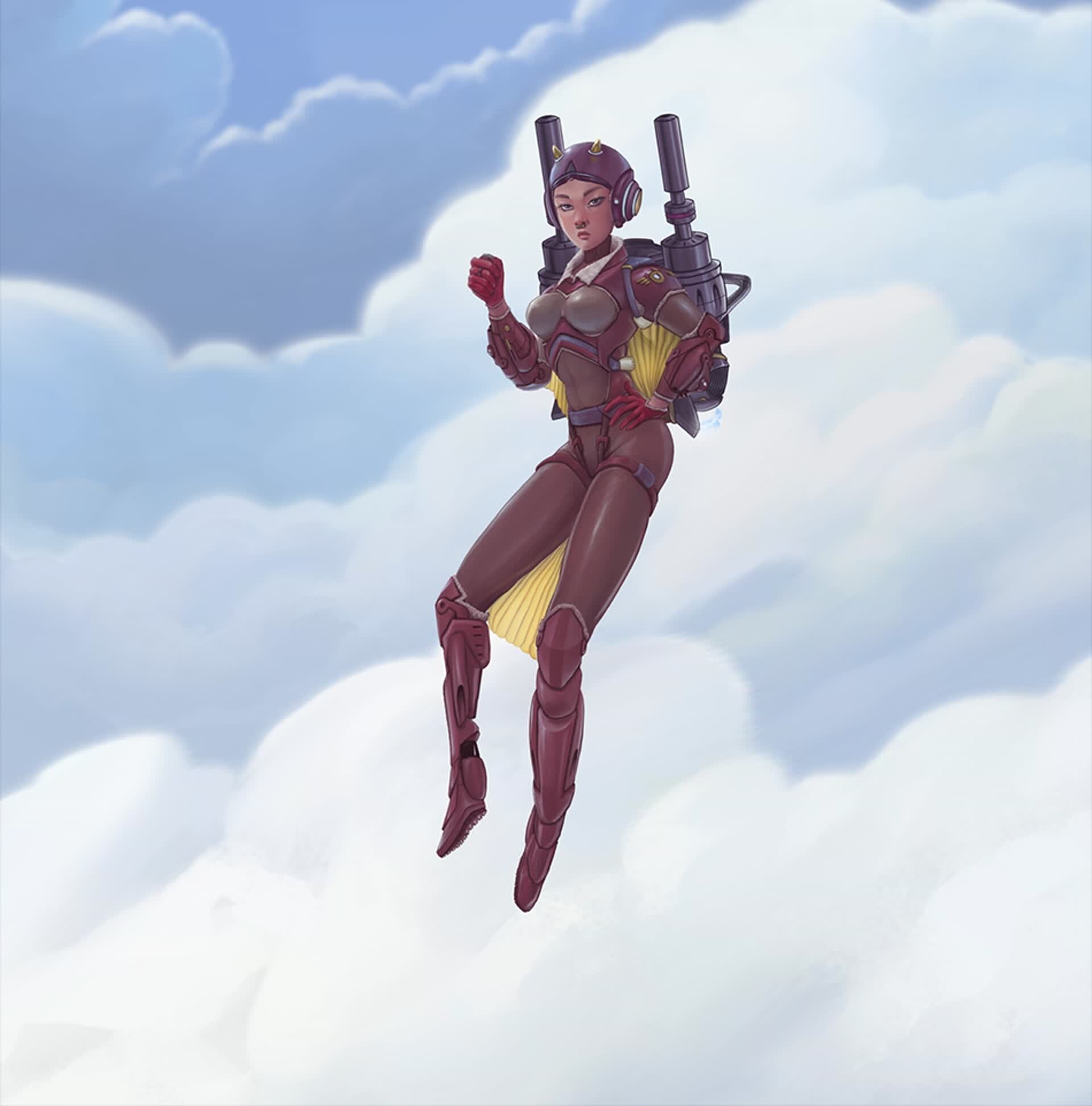 ArtStation - Deep Red Solid