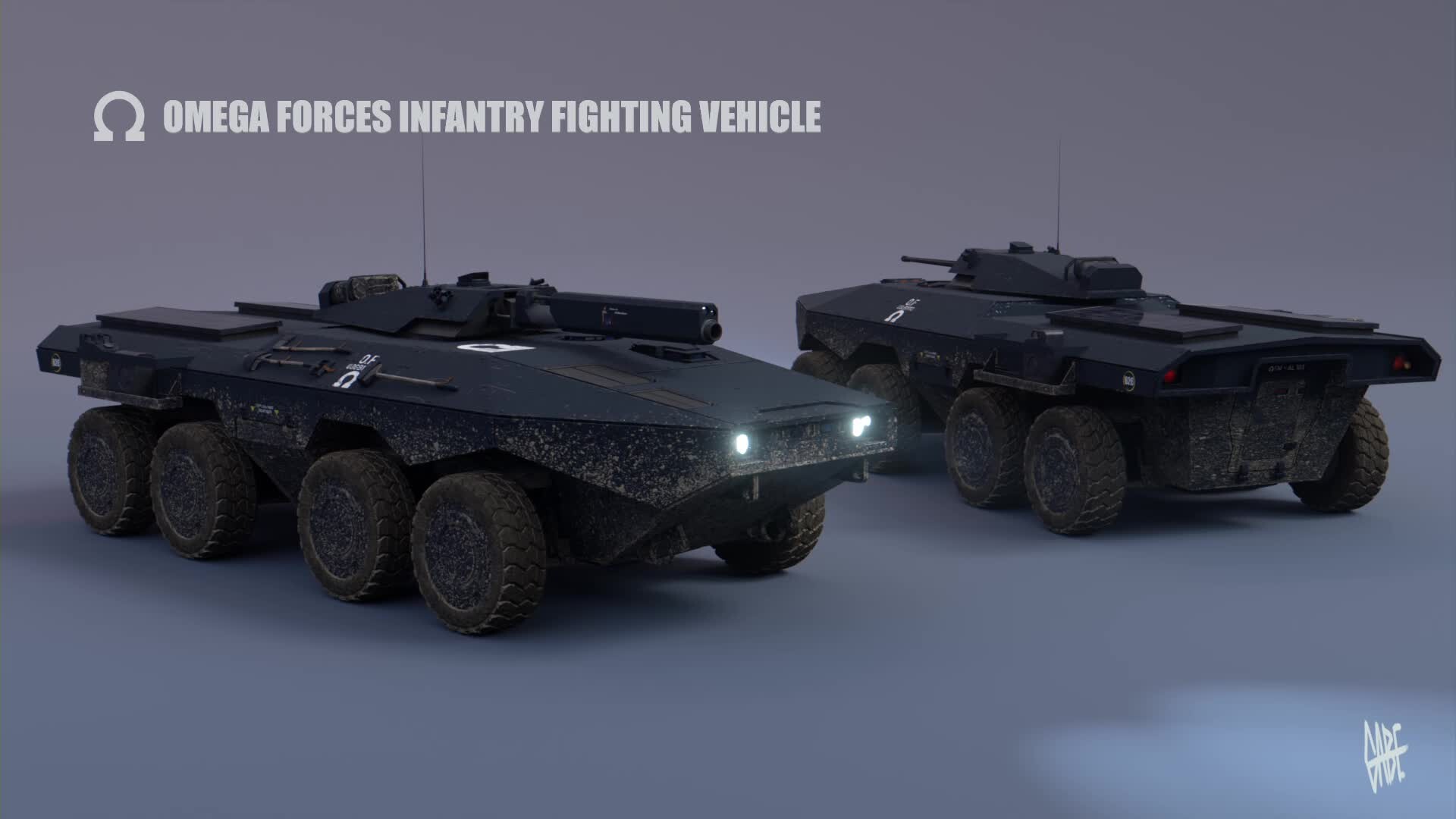 ArtStation - OMEGA Forces Infantry Fighting Vehicle