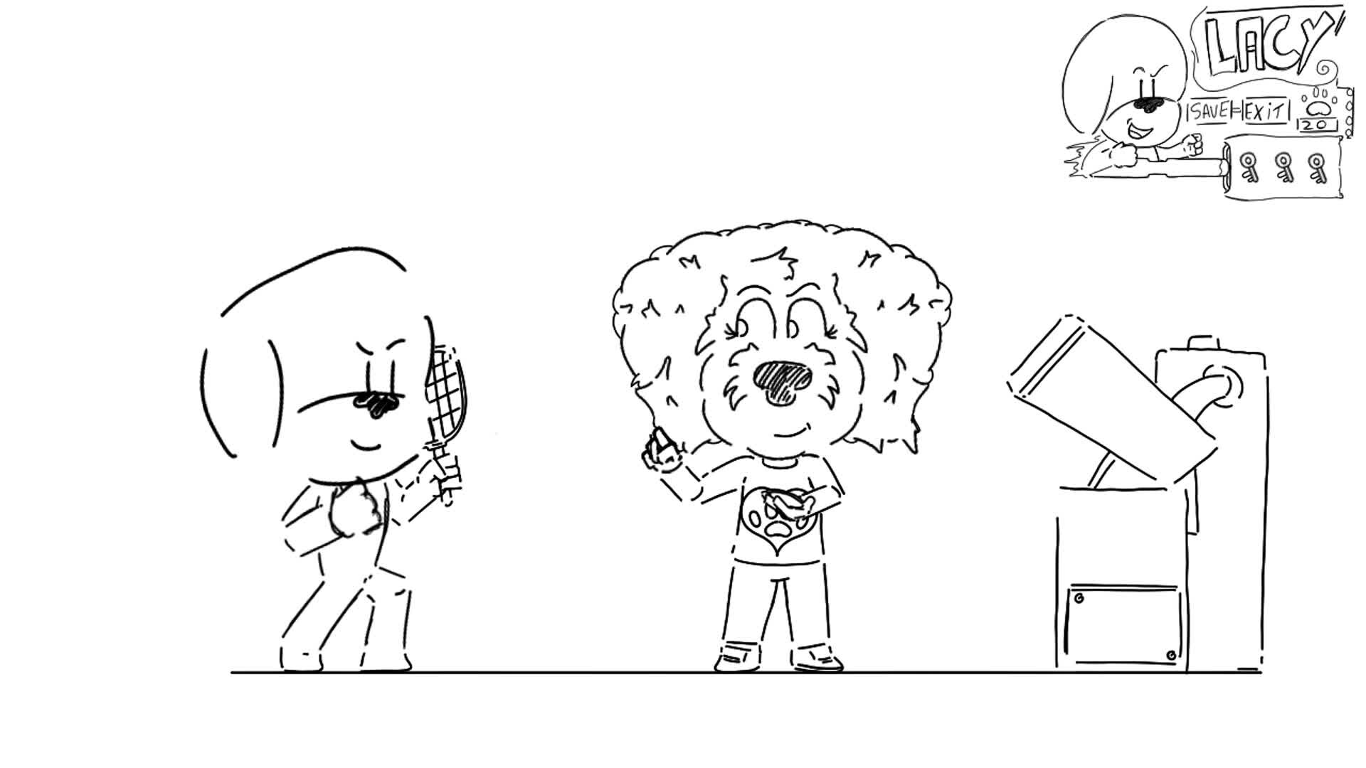 Lexi the super sidekick - LACY'S BATTLES OF FRUSTRATION™ ANIMATIONS